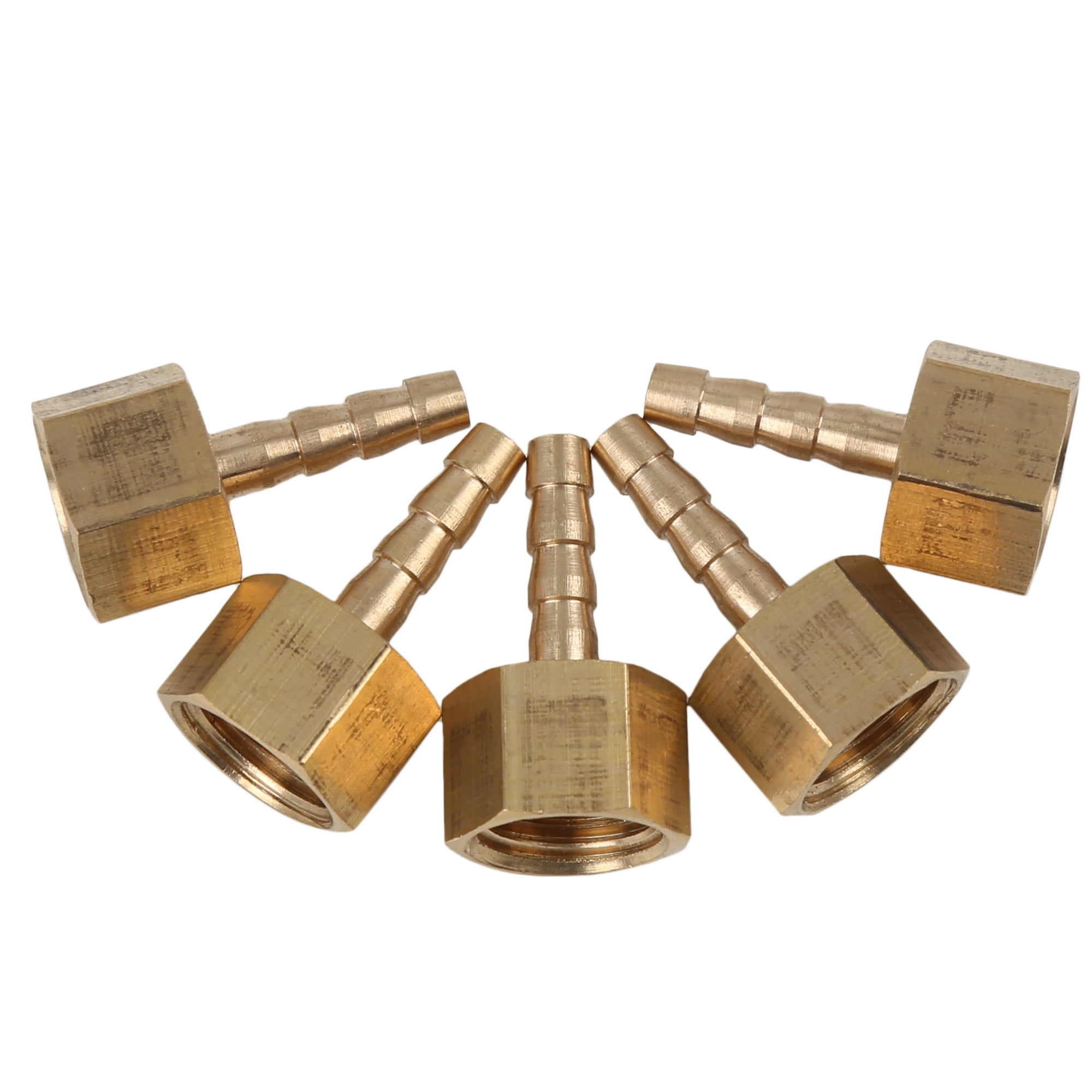 4mm Hose ID x 1/4" NPT Female Pipe Car Brass Hose Tail Barb Fitting ...