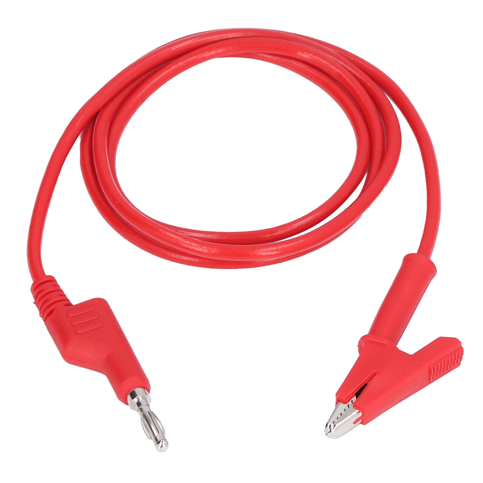 4mm Red Crocodile Clip Test Leads Banana Plug Wire Cable for Electrical ...