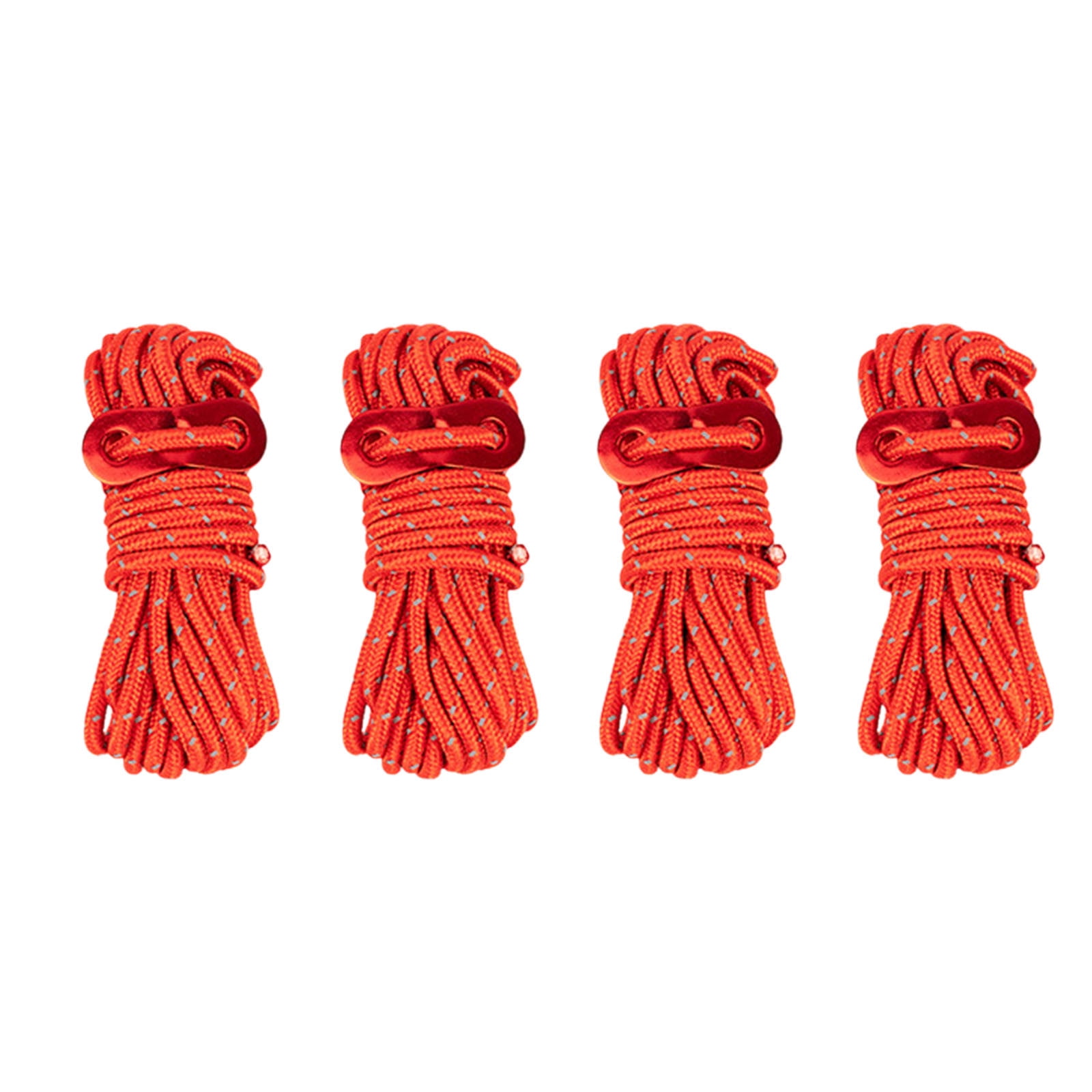 ‌4mm Reflective Tent Guy Ropes - 400cm High Strength Polyester Camping ...