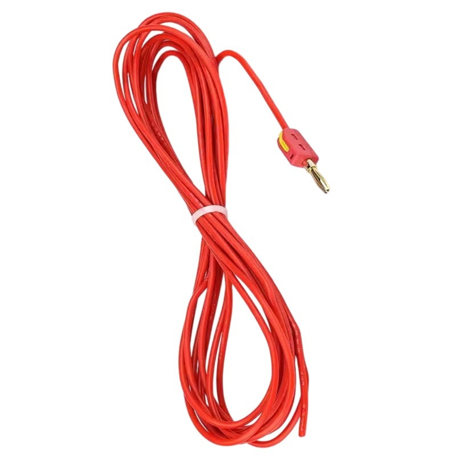4mm Silicone Leads Set 5M Gold Plate Banana Plugs Electrical ...