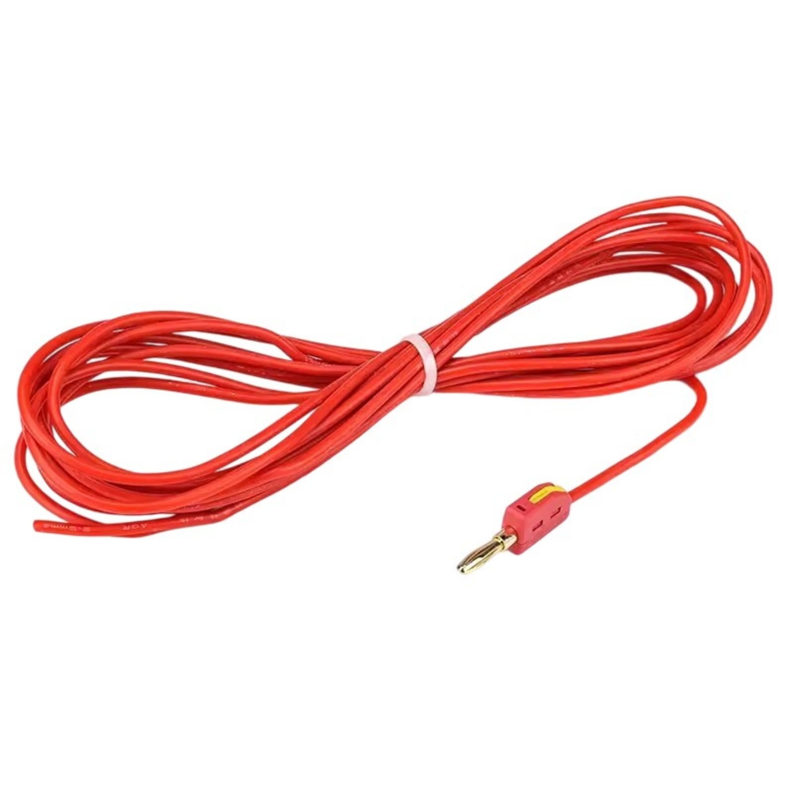4mm Silicone Leads Set 5M Gold Plate Banana Plugs Electrical ...