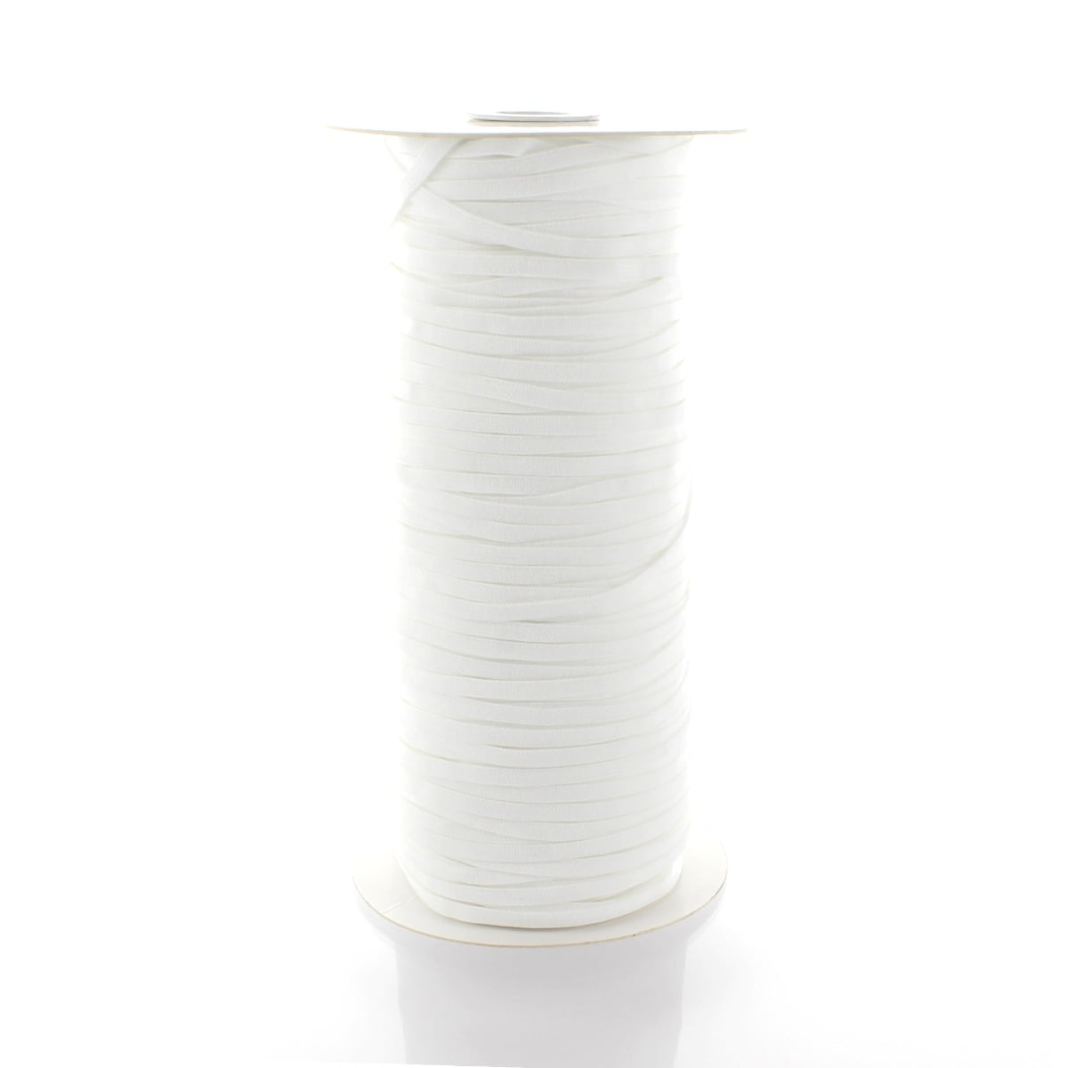 4mm Skinny Elastic Spandex Ribbon White 200 Yard - Walmart.com