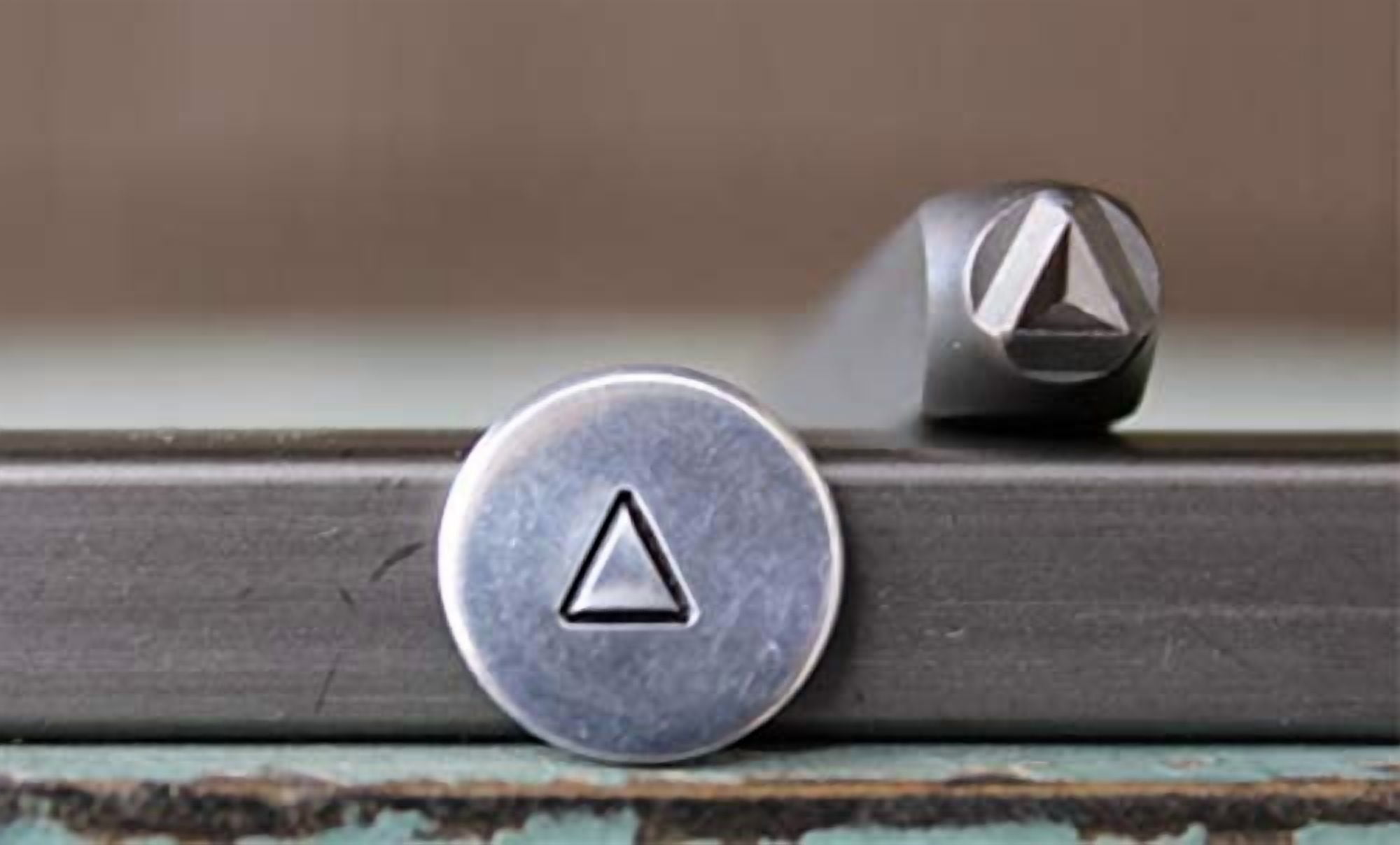 4mm Small Triangle Metal Punch Design Stamp - Supply Guy - CH-396 ...