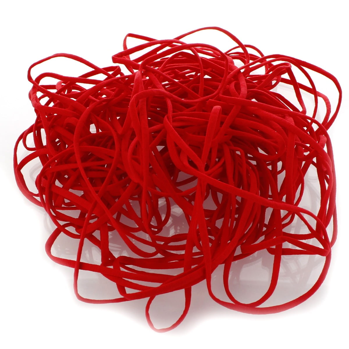 4mm Spandex Skinny Elastic Cord Red 25 Yard - Walmart.com