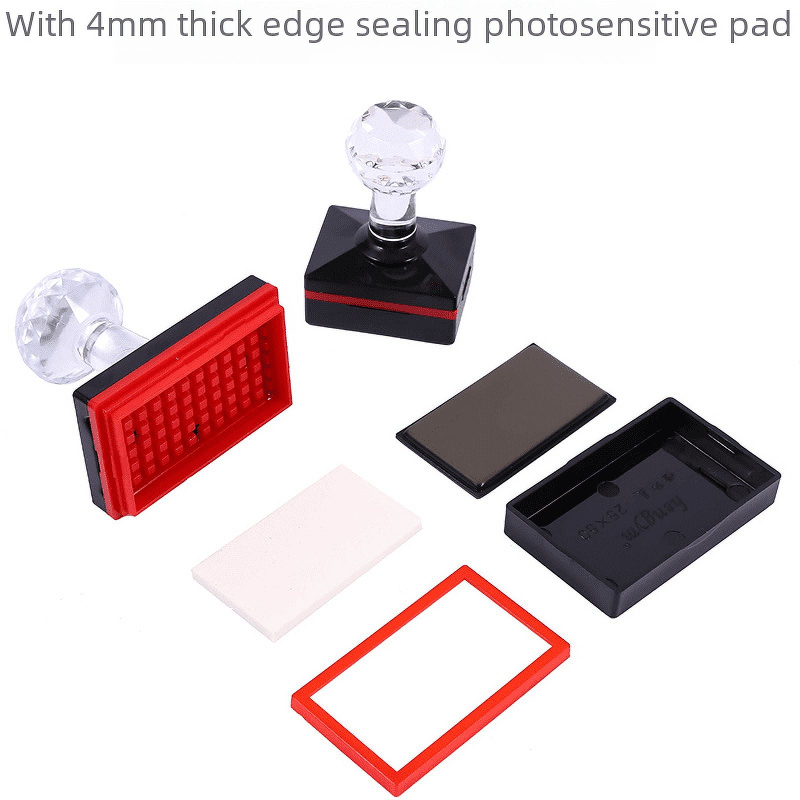 4mm Thick Edge Sealing Light-Sensitive Rectangular Seal - Professional ...