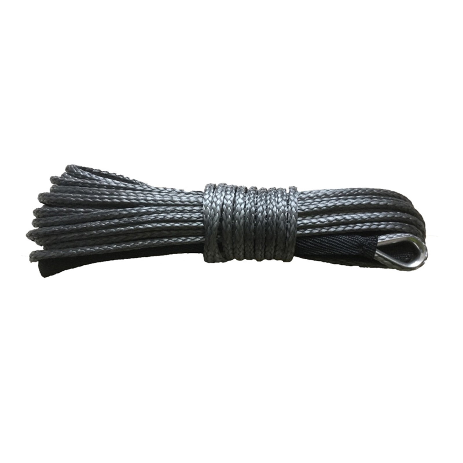 4mm X 30m UHMWPE Synthetic Winch Rope, Cable , Line, With Thimble And ...