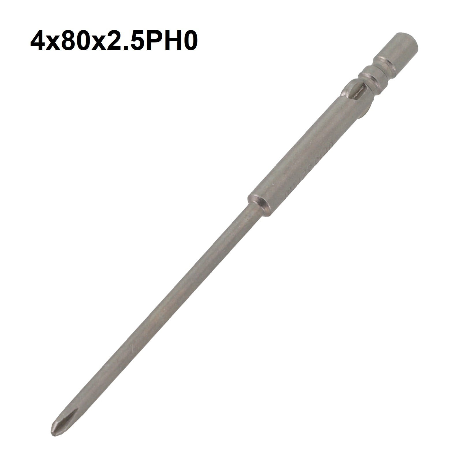 4mm round shank PH00 PH0 PH1 PH2 magnetic Electric Cross screwdriver bit for 800 4x80x2.5PH0 ...
