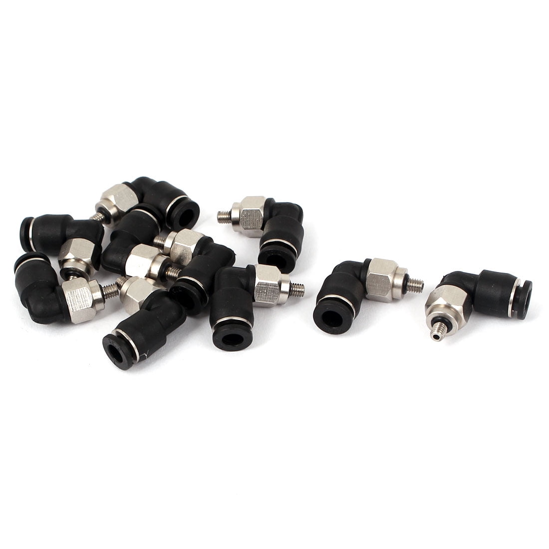 4mm to M3 L Shape Push in Pneumatic Quick Connect Tube Fitting Coupler ...