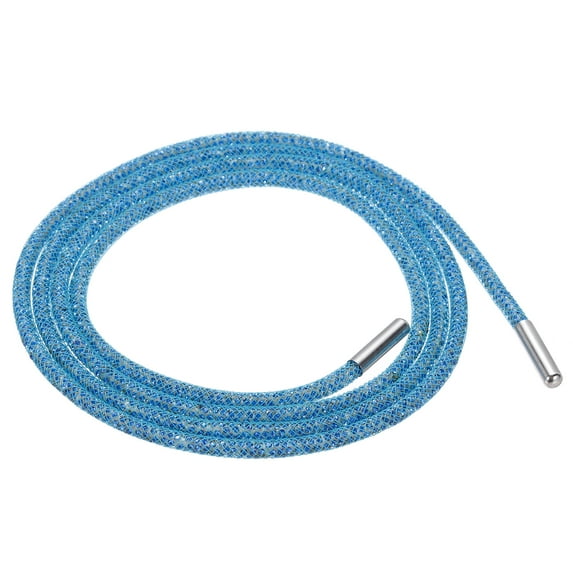 4mm x 120cm Rhinestone Tube Rope Bling Crystal String for DIY Sweaters ...