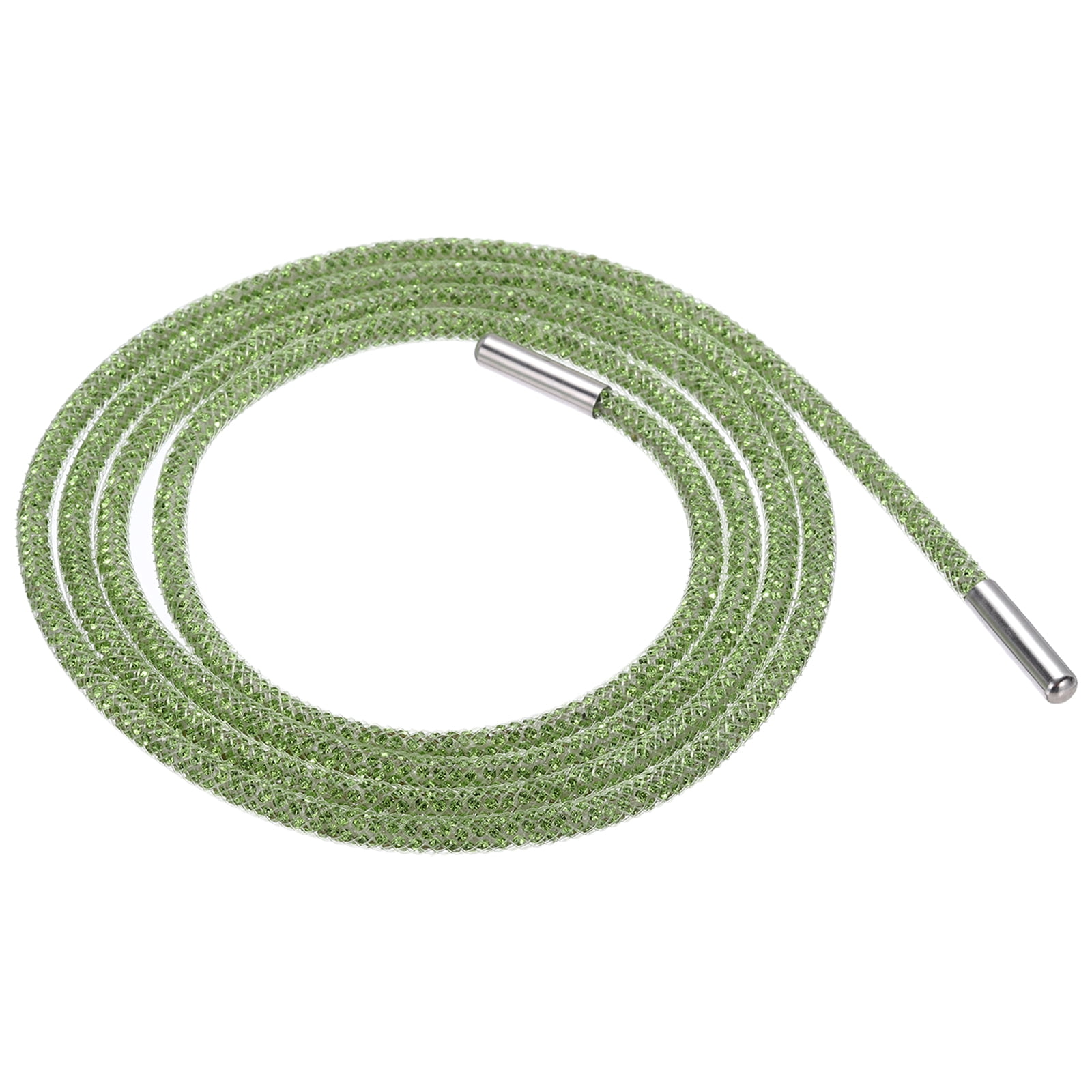 4mm x 120cm Rhinestone Tube Rope Bling Crystal String for DIY Sweaters ...