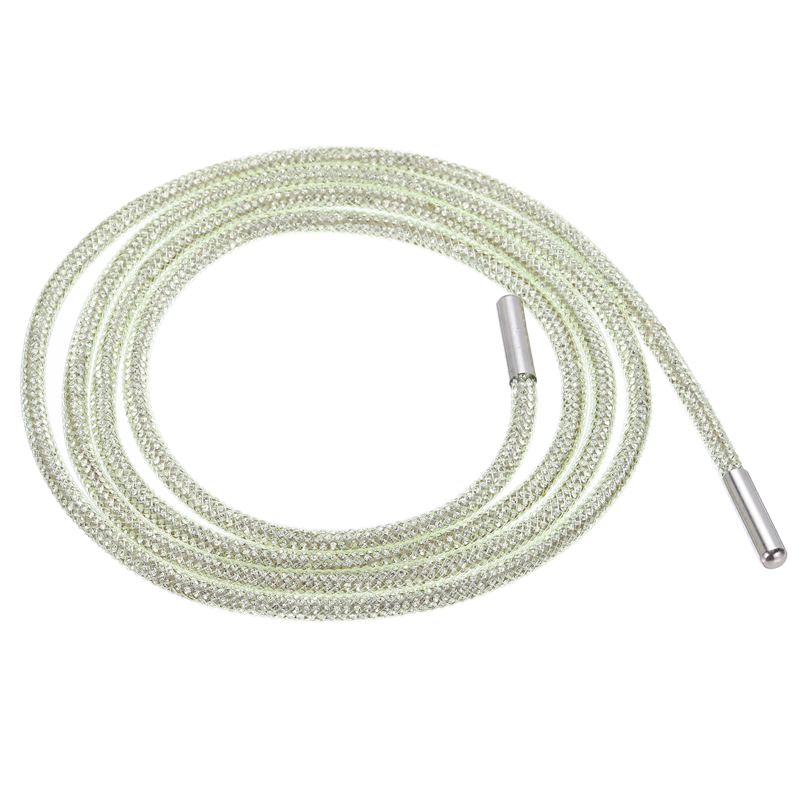 4mm x 120cm Rhinestone Tube Rope Bling Crystal String for DIY Sweaters ...