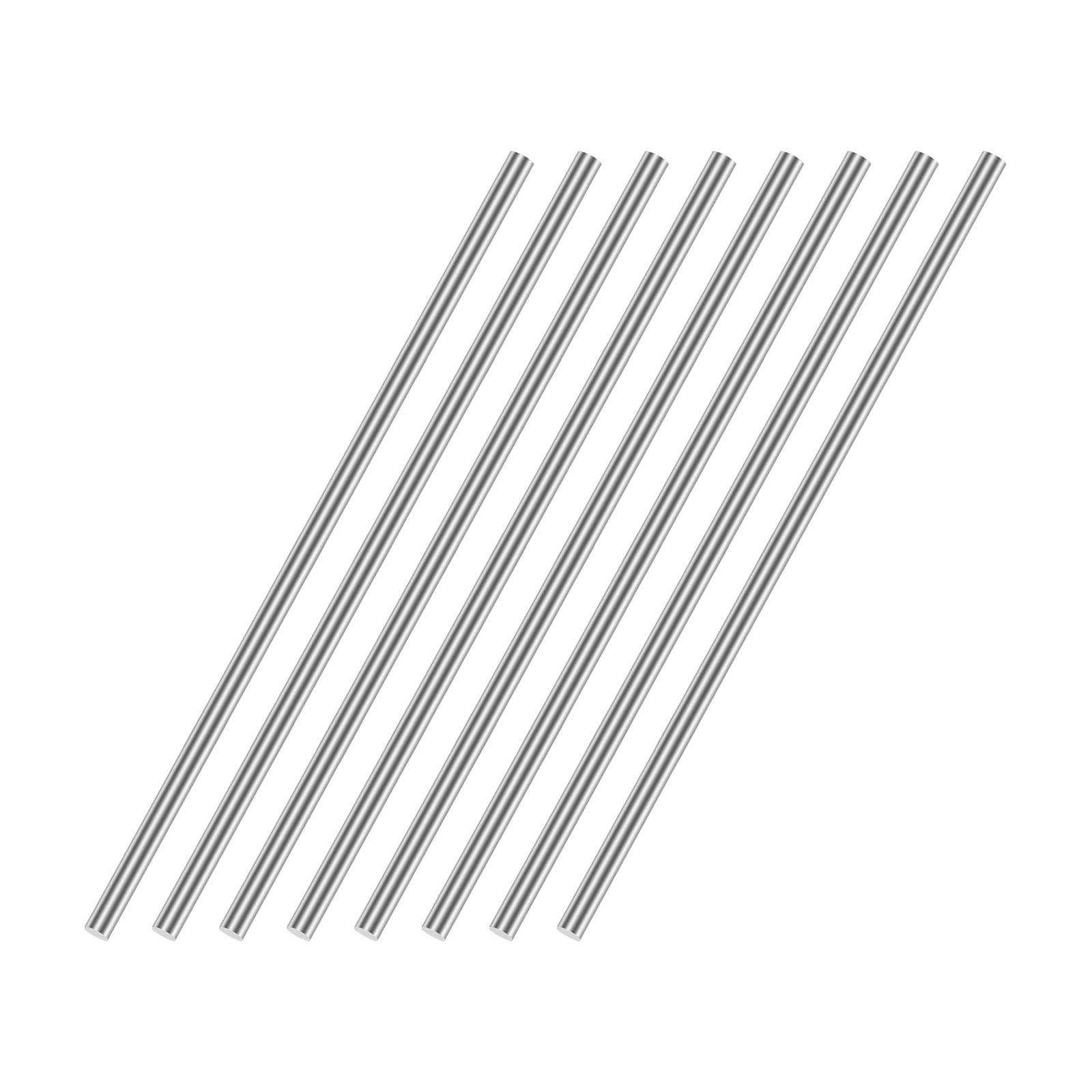 4mm x 150mm 304 Stainless Steel Solid Round Rod for DIY Craft Silver ...