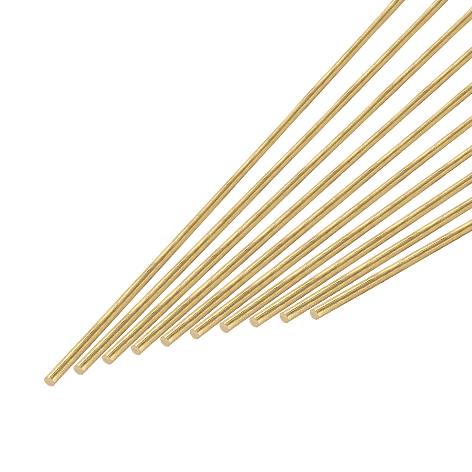 4mm x 305mm Brass Round Rod, Metal Solid Shaft Rods Lathe Bar 10pcs ...