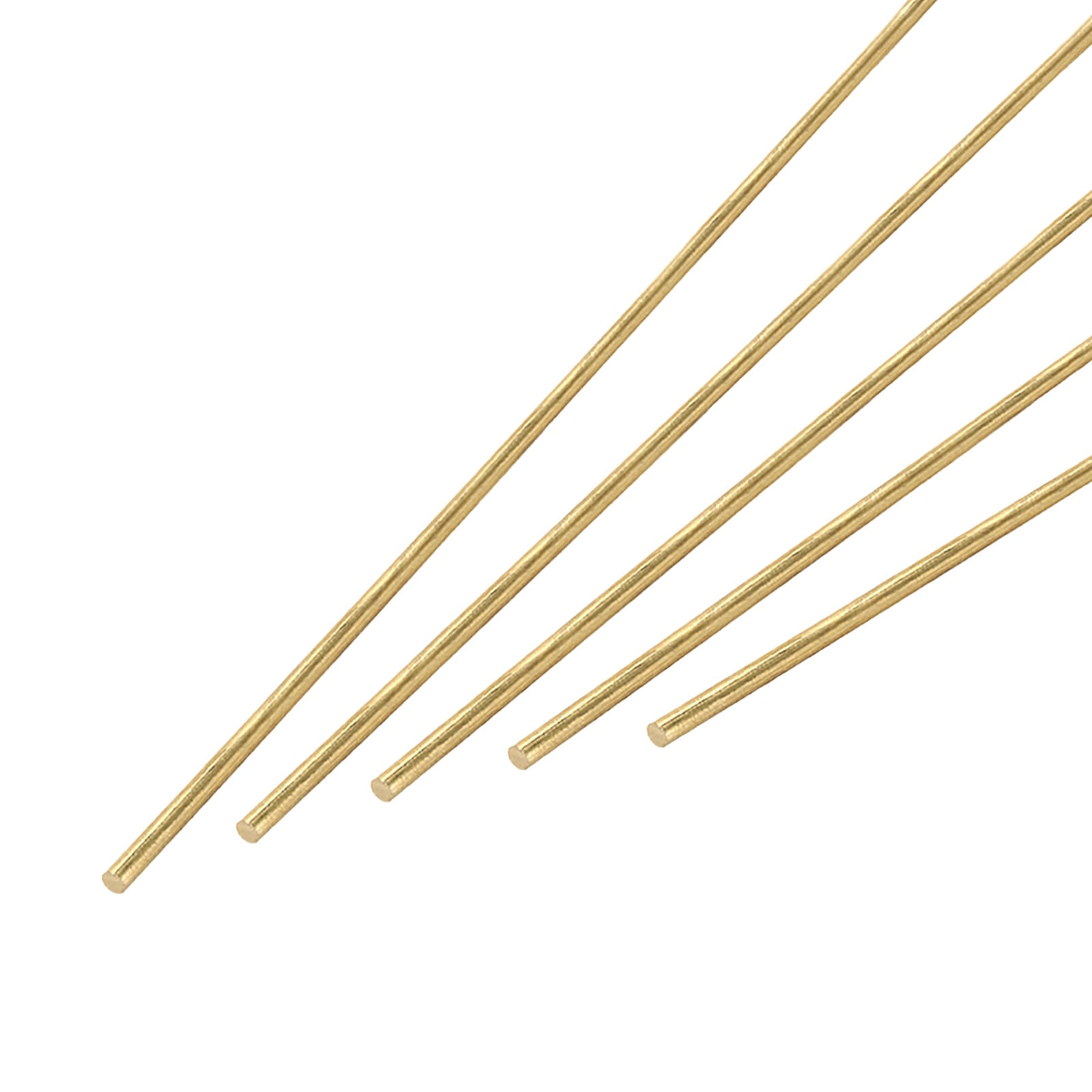 4mm x 305mm Brass Round Rod, Metal Solid Shaft Rods Lathe Bar 5pcs ...