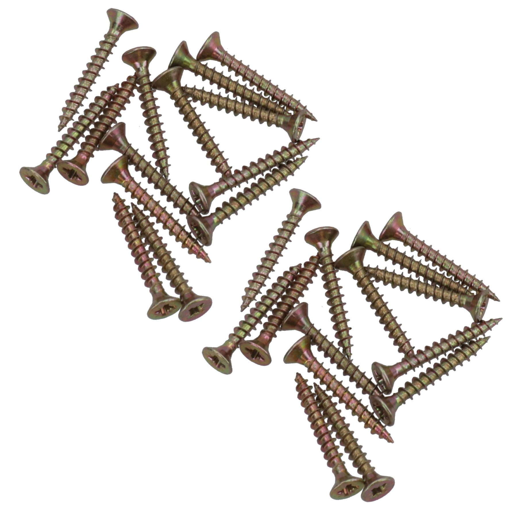 4mm x 30mm Countersunk Wood Chipboard Screw Fasteners PZ2 Drive 28pc ...