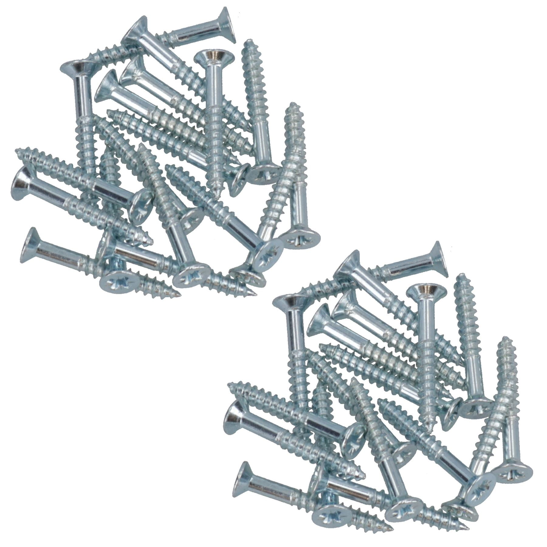 4mm x 30mm PZ2 Drive Countersunk Wood Chipboard Screws Fasteners 18pc ...