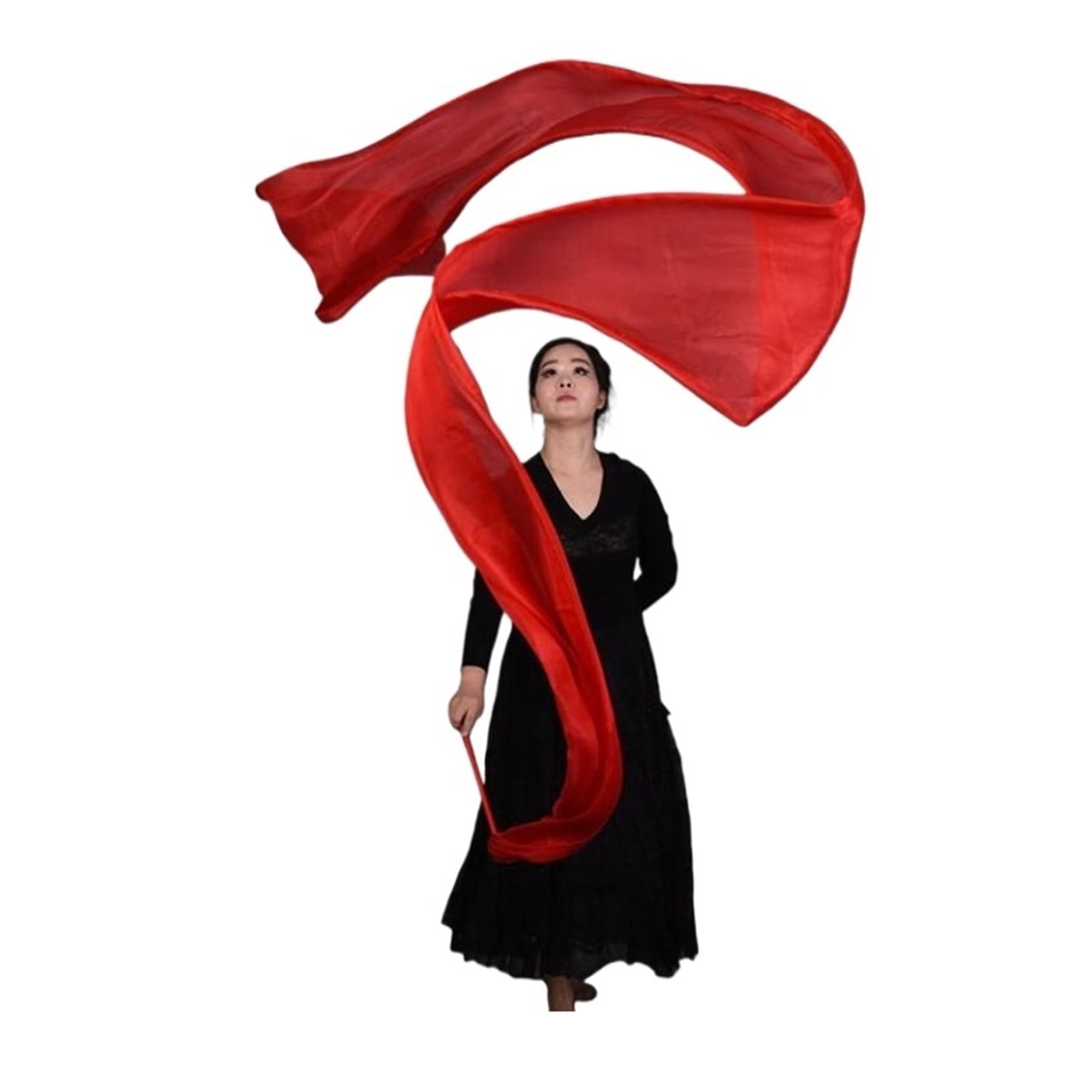 4mx0.45m(157"x17.7") Silk Worship Throw Streamer Adults Belly Dance ...