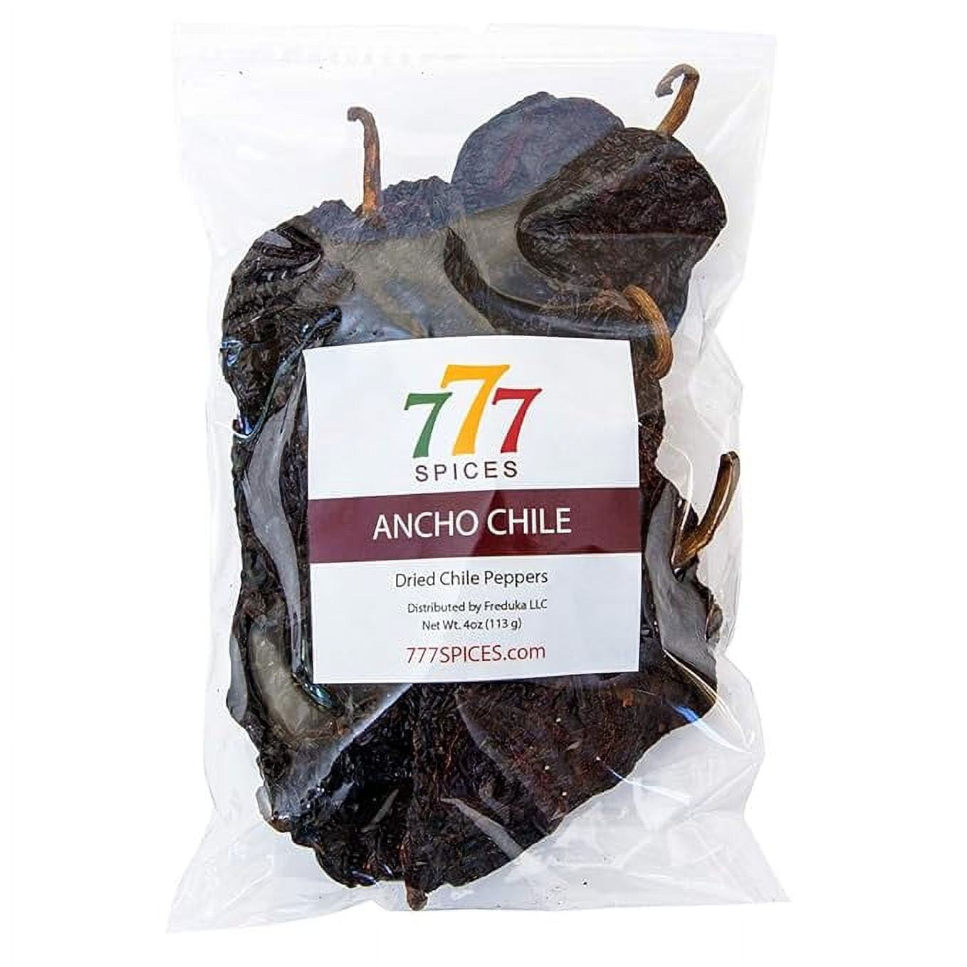 4oz Ancho Poblano Dried Whole Chiles Peppers, Chili Pods for Authentic ...
