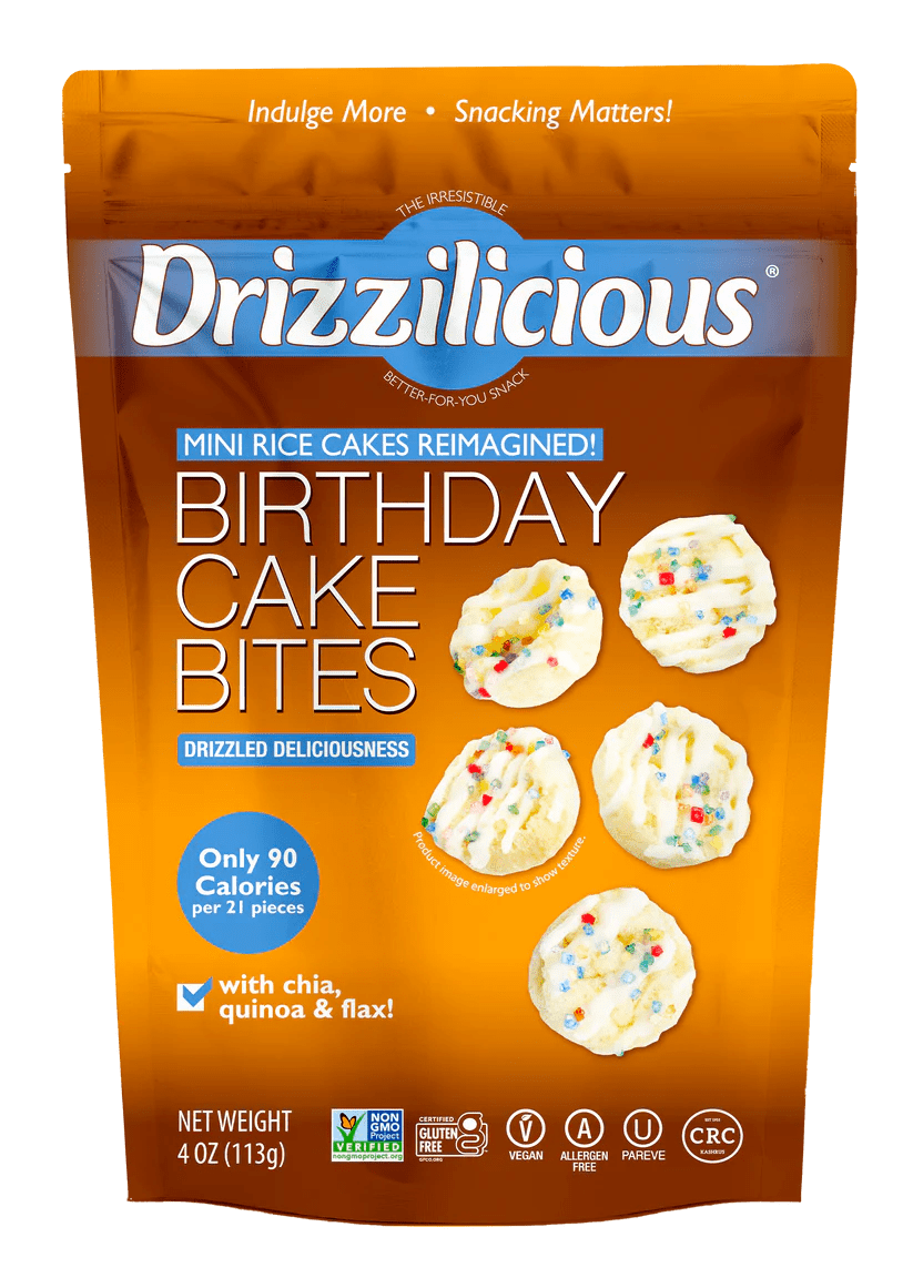 Drizzilicious Birthday Cake Mini Rice Cakes, 4 oz - Walmart.com