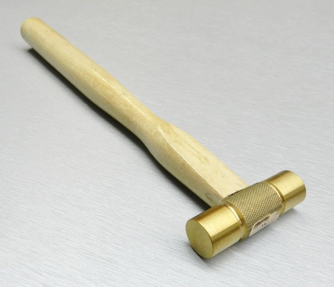 4oz Brass Hammer Flat FACE Head Solid Brass Metalsmith Hobby and Craft ...
