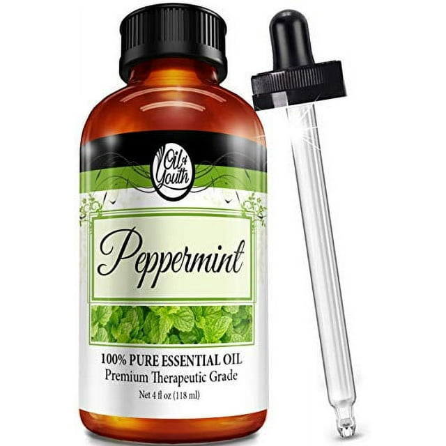 4oz Bulk Peppermint Essential Oil - Therapeutic Grade - Pure & Natural ...
