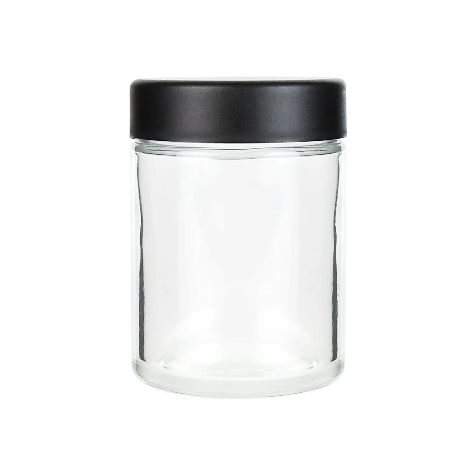 4oz Child Resistant Glass Jars With Black Caps - 7 Grams - 100 Count ...