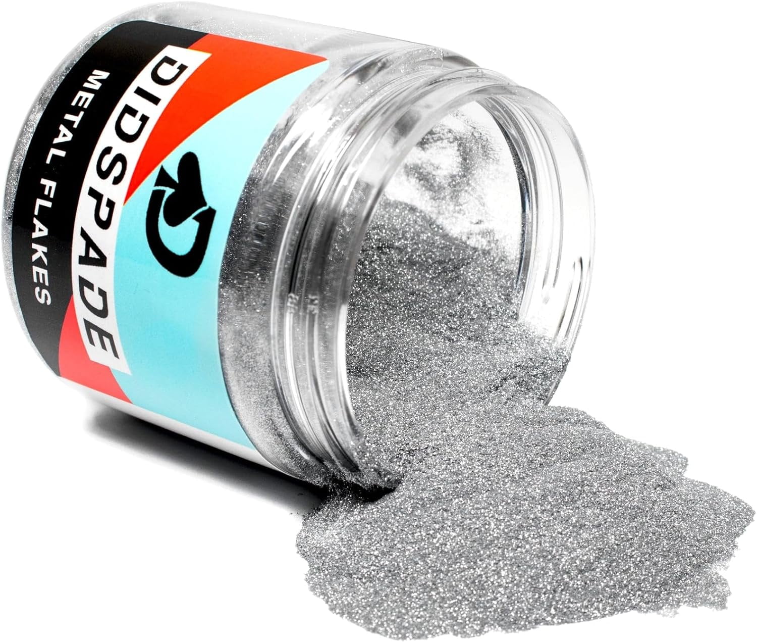 4oz Chrome 0.002" Extra Fine Silver Metal Flake Solvent Resisitant ...