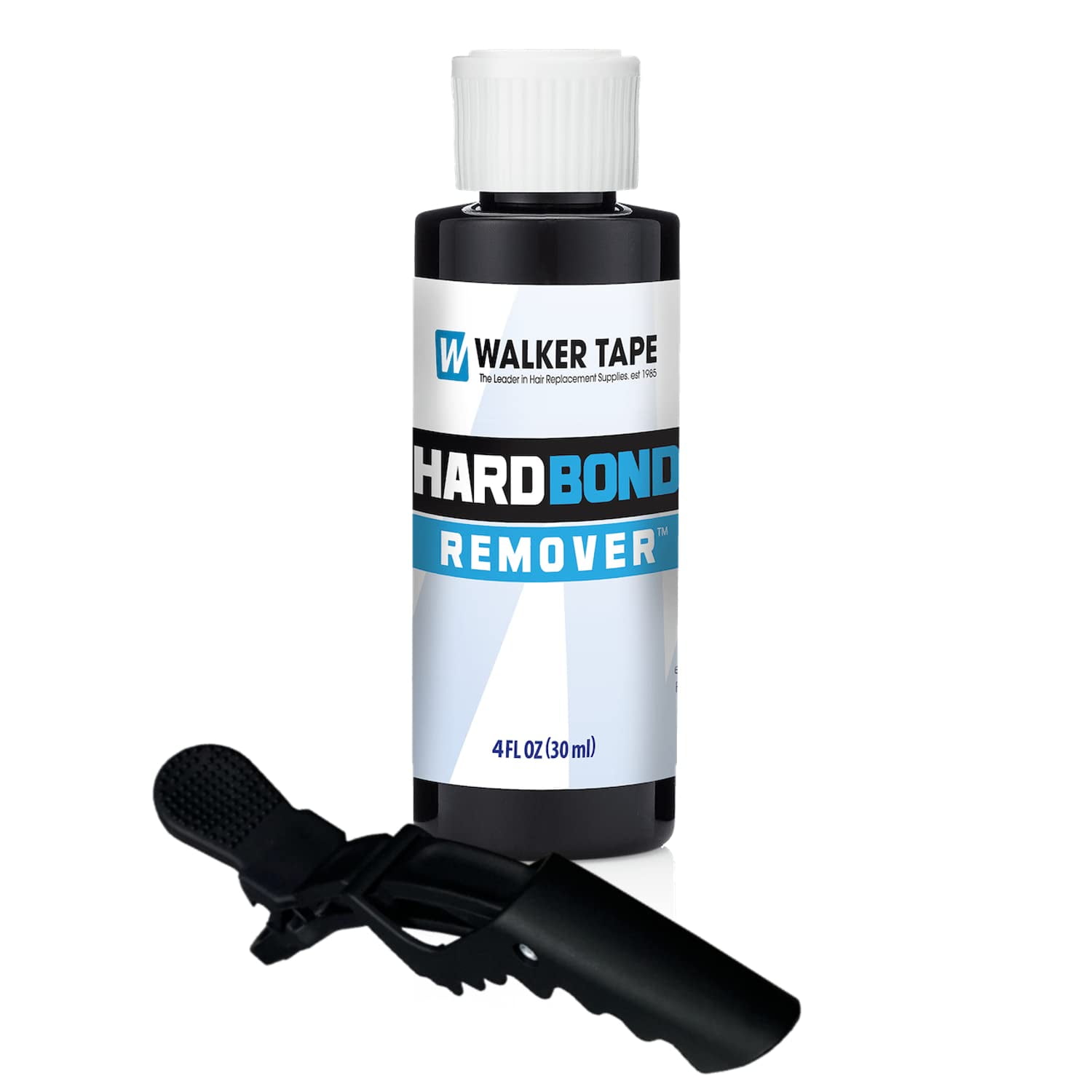 4oz Hard Bond Remover w/ Hair Sectioning Clip Bundle Pack | For ...