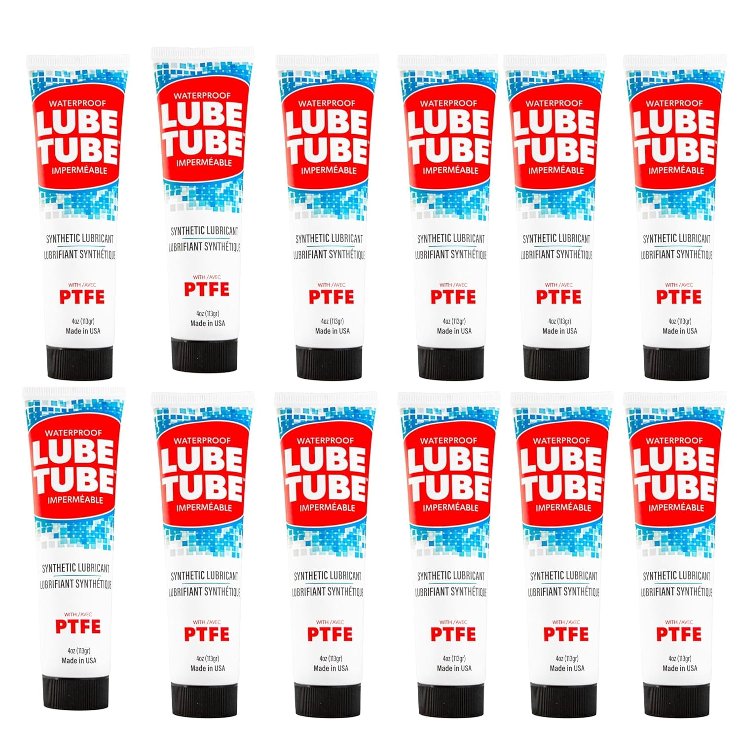 4oz LubeTube – Pool O-Ring Lubricant (Made in USA) (12 Pack) - Walmart.com