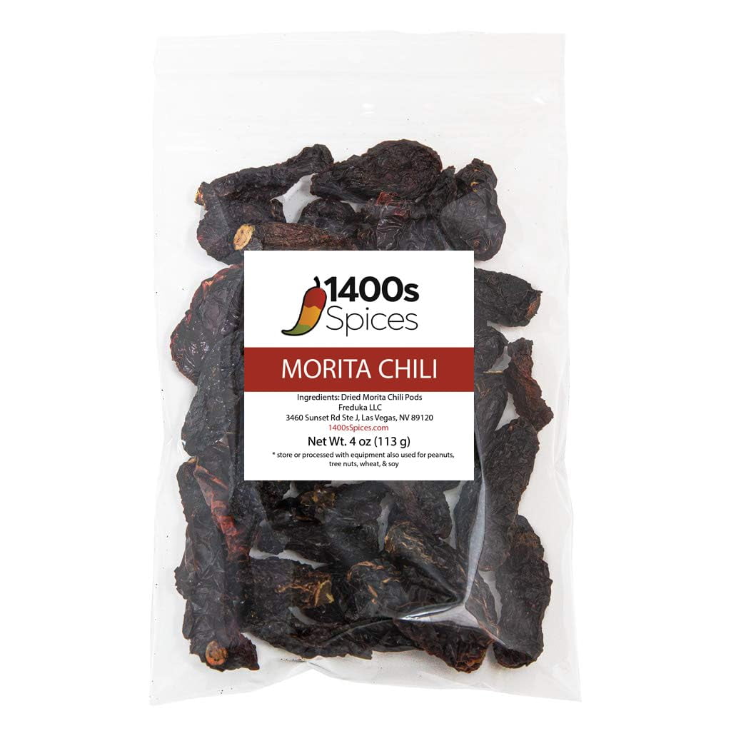 4oz Morita Chipotle Dried AKF18 Whole Chile Peppers, Chili Seco Pods by ...