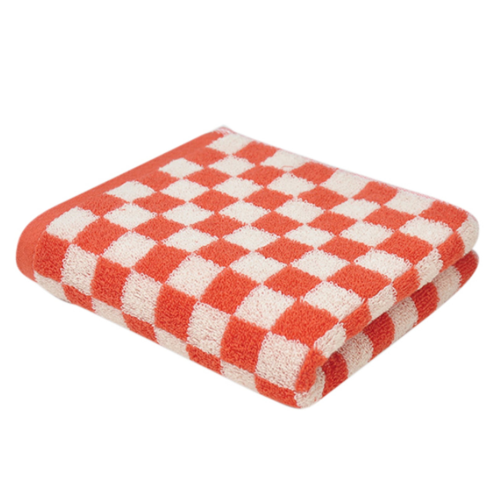 4pack 13*29inch Retro Checkerboard Pattern Long-staple Cotton Face ...