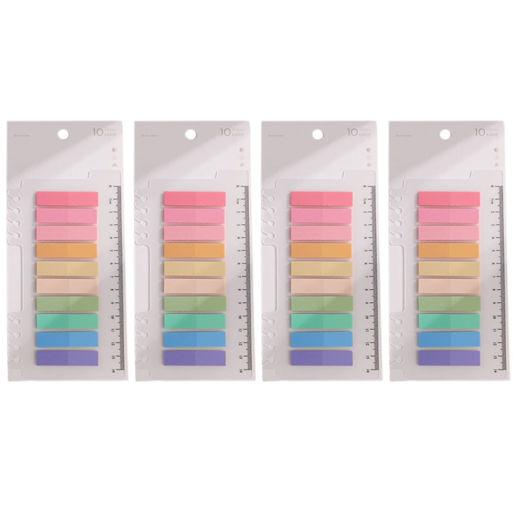 4pack 800Pcs Sticky Index Tabs Page Markers,Writable Transparent Sticky ...