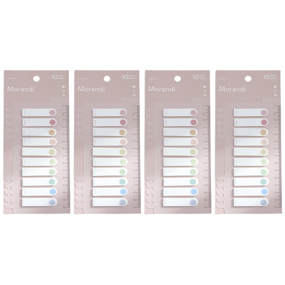 4pack 800Pcs Sticky Index Tabs Page Markers,Writable Transparent Sticky ...