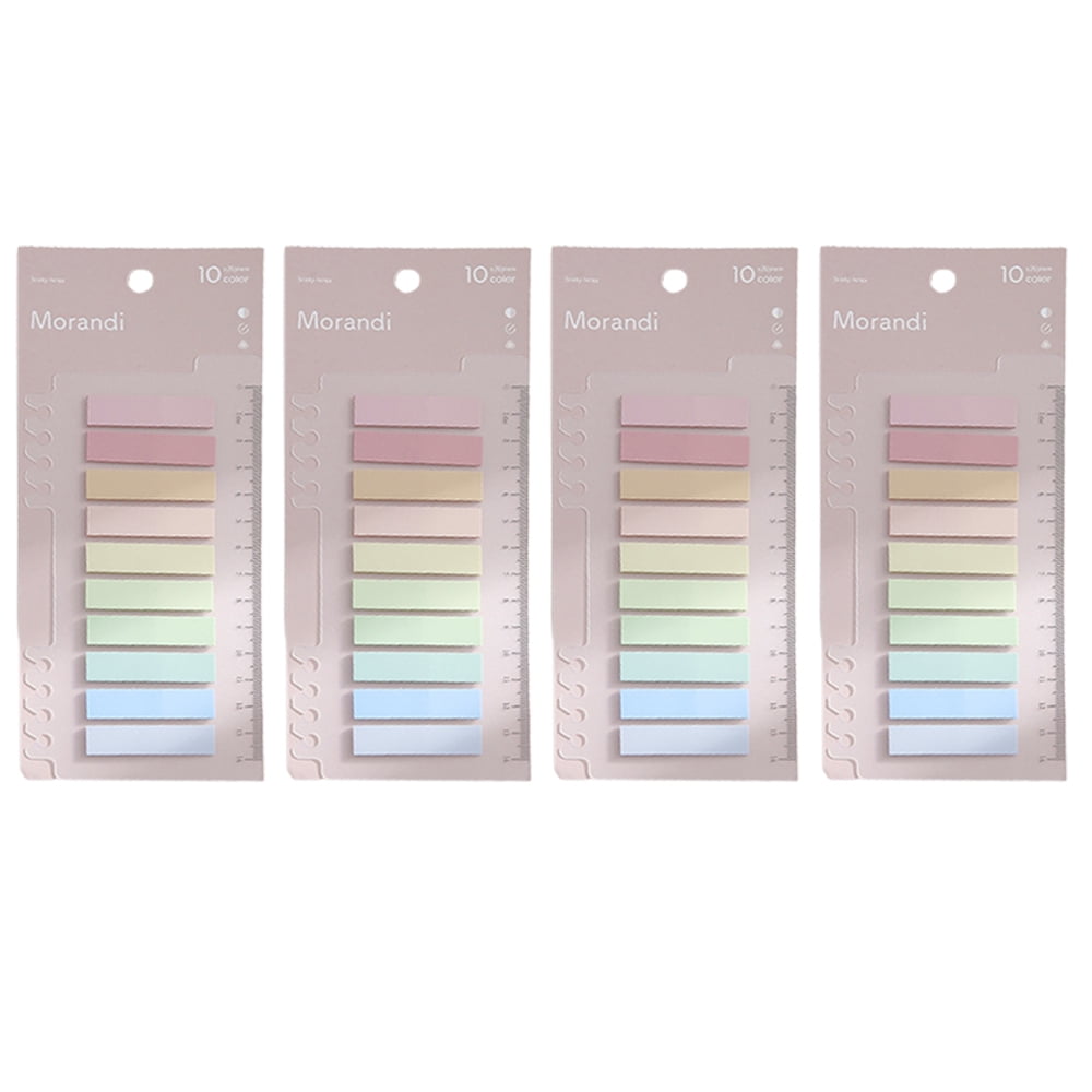 4pack 800Pcs Sticky Index Tabs Page Markers,Writable Transparent Sticky ...
