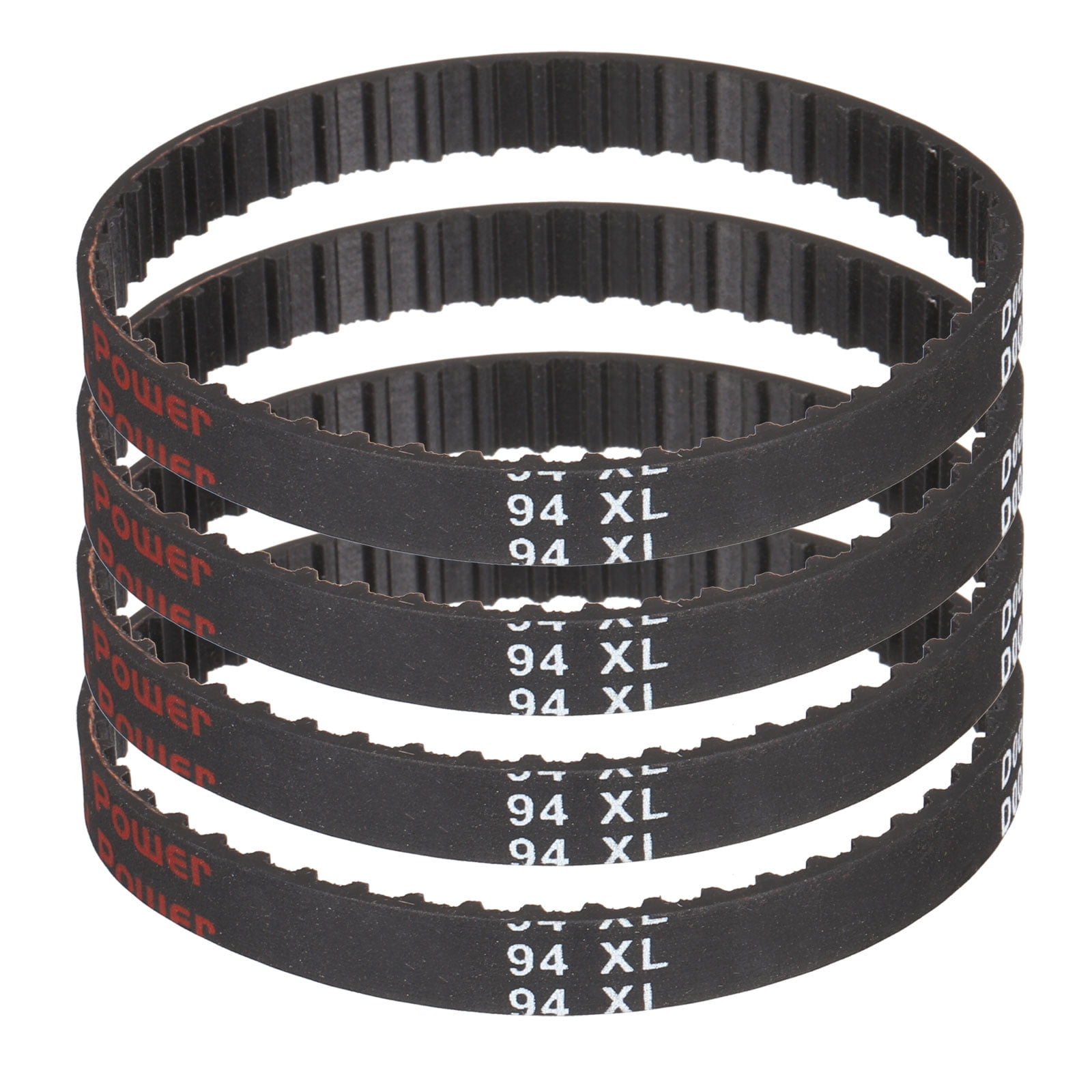 4pack 94XL 037 Timing Belt 47 Teeth Rubber Geared Cogged Belt, 0.20 ...