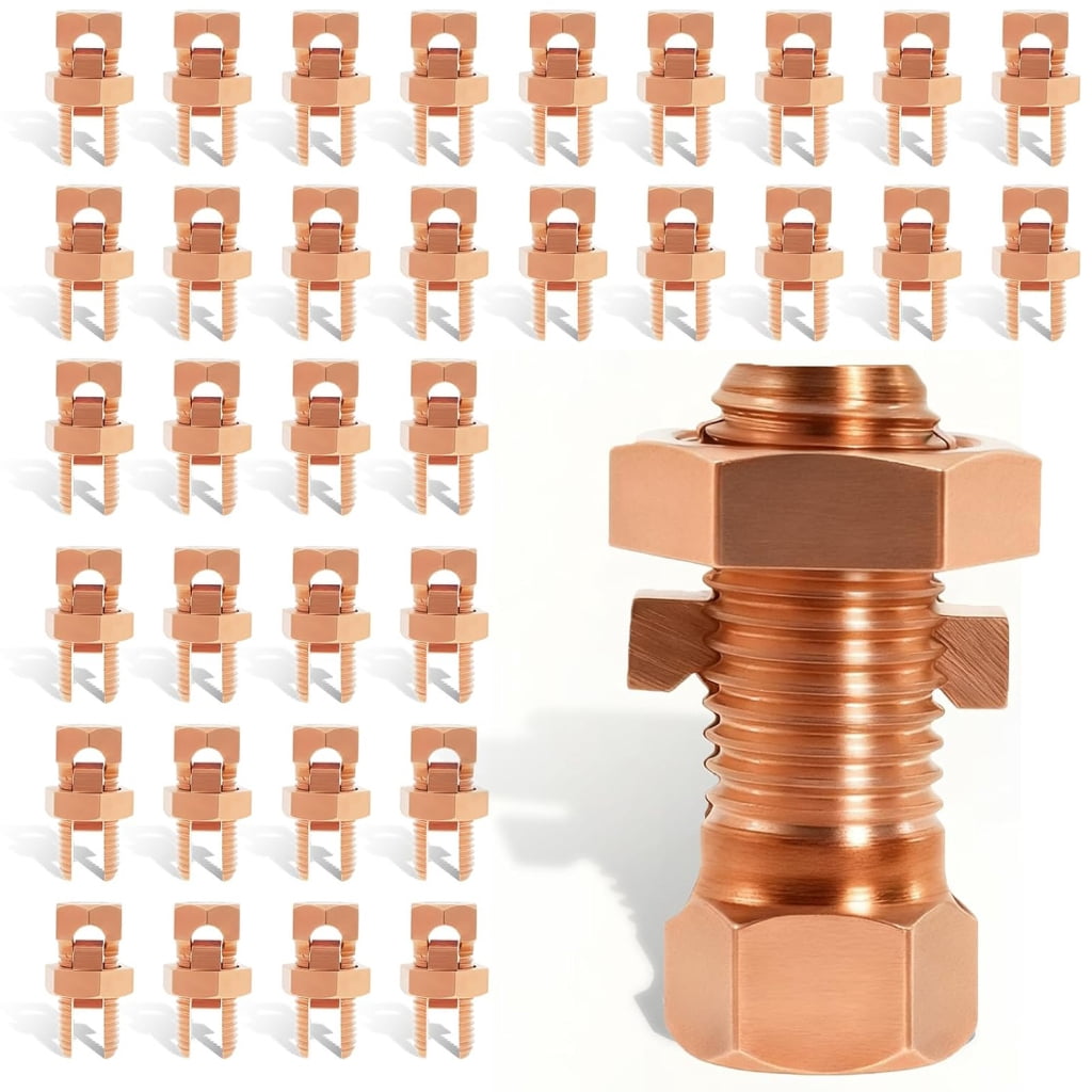 4pack Brasses Bolt Terminals For Electrical Applications In Damp ...