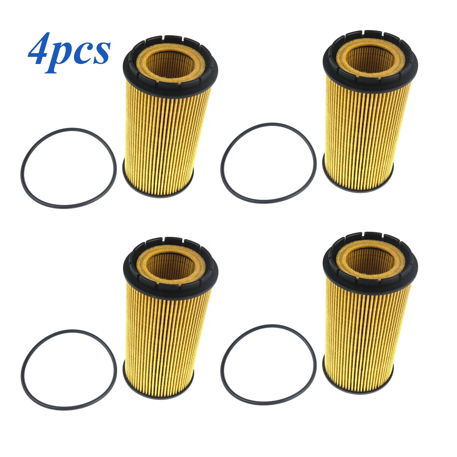 4pack For Bentley Continental GT Coupe GTC Flying Spur W12 OIL FILTER ...