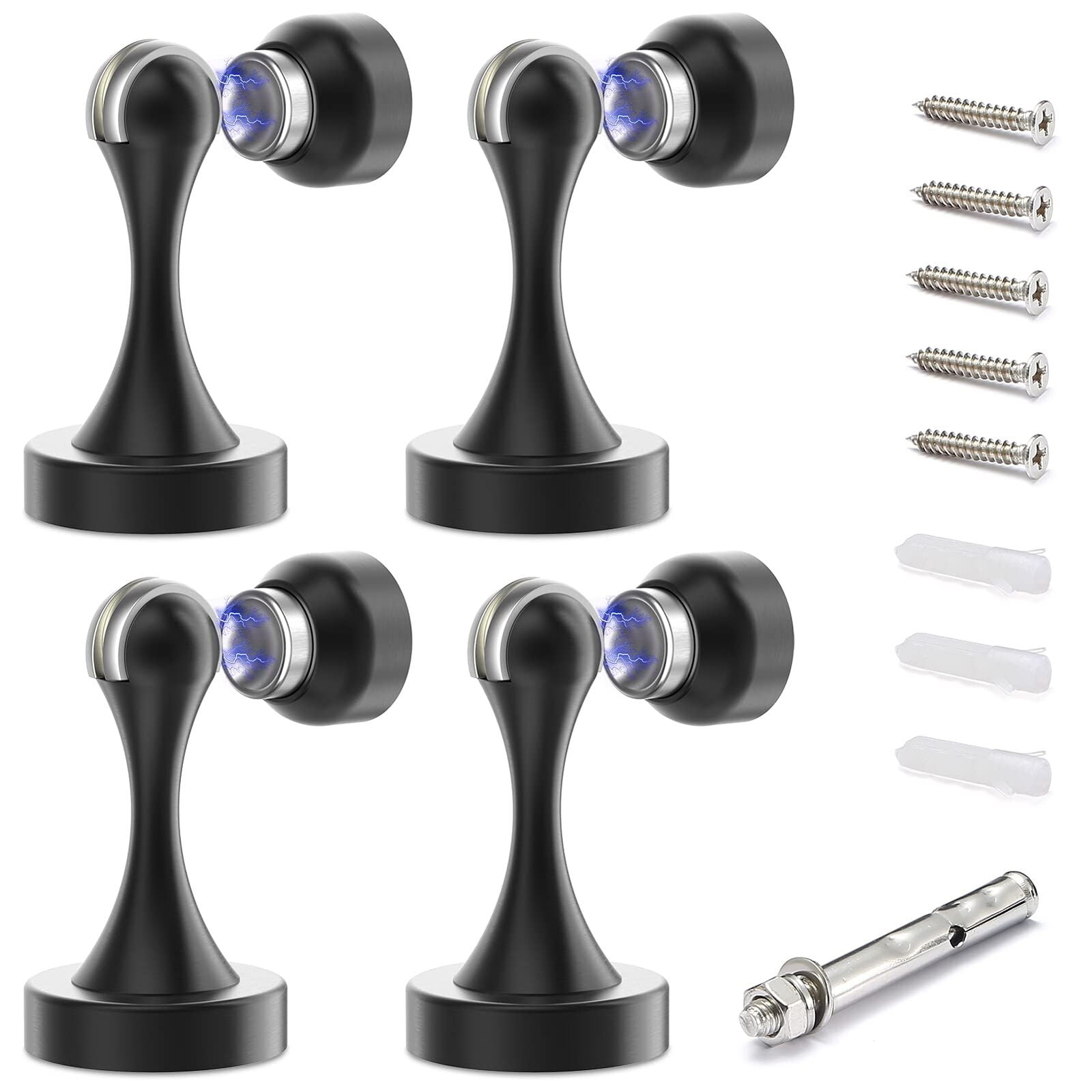 4pack Magnetic Door Stop Holder Stay Home Safety Stopper Guard Office ...