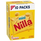 ( 4pack ) NILLA Wafers Mini Cookies, Vanilla Wafers, 10 Snack Packs ...