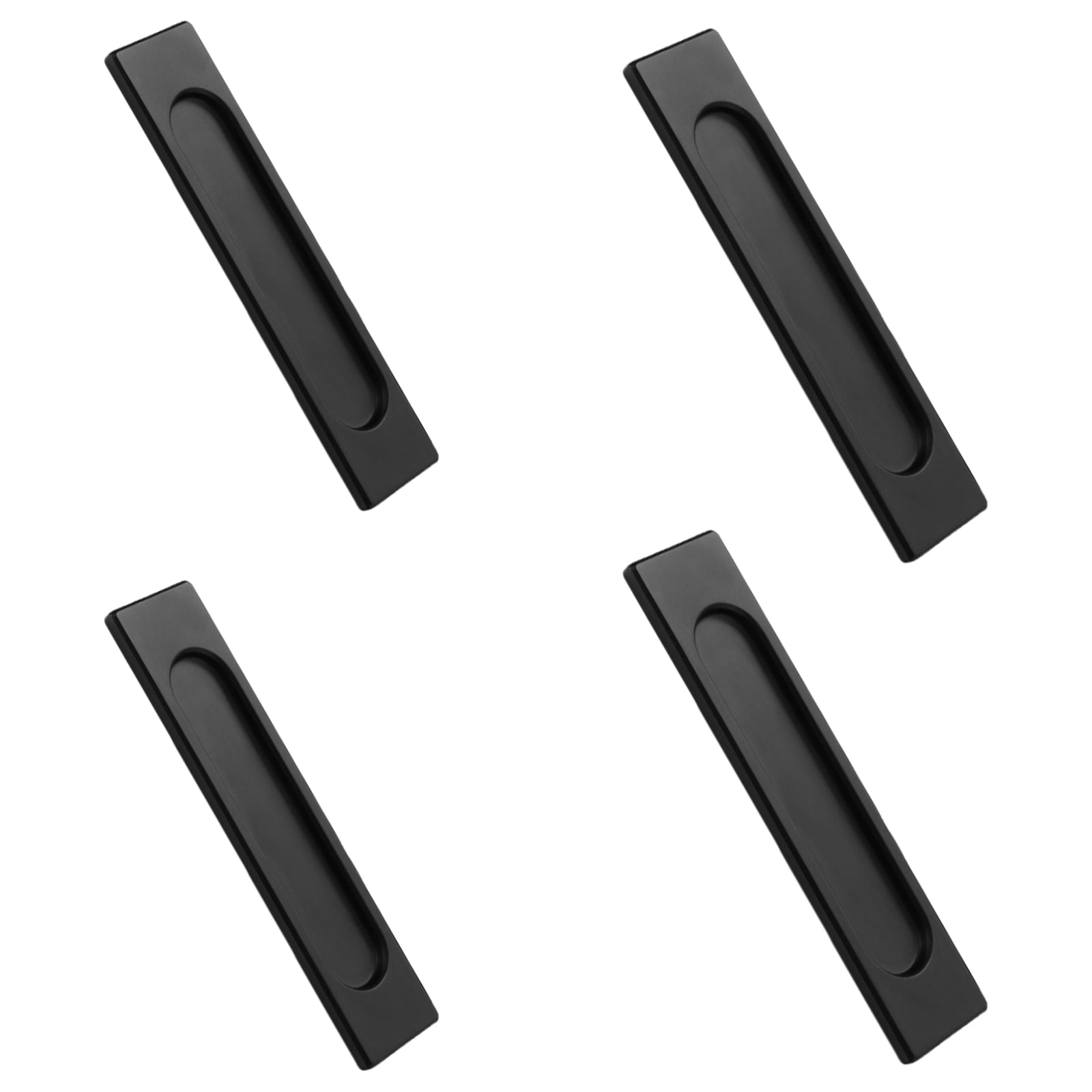 4pack Ovals Recessed Door Handles Hide Recessed Pull Handle Mounting ...