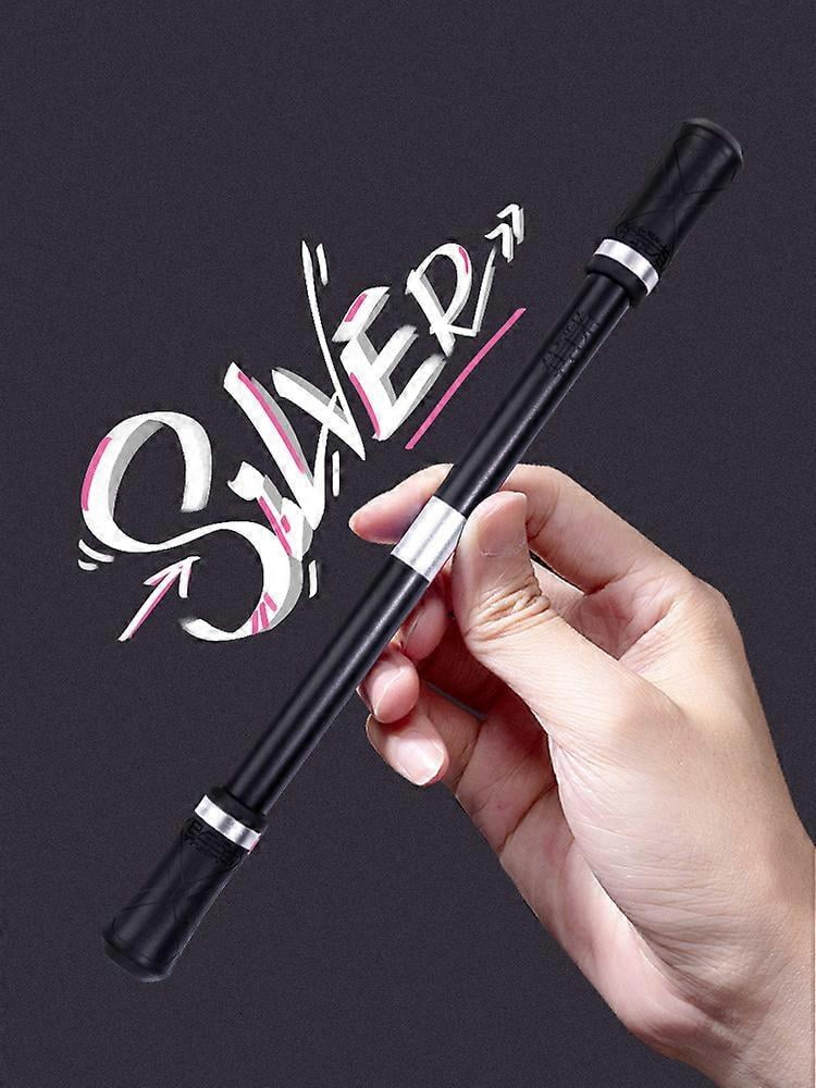 4pack Pen Spinner Exercise Flexible Fingers Professional Rubber Black ...