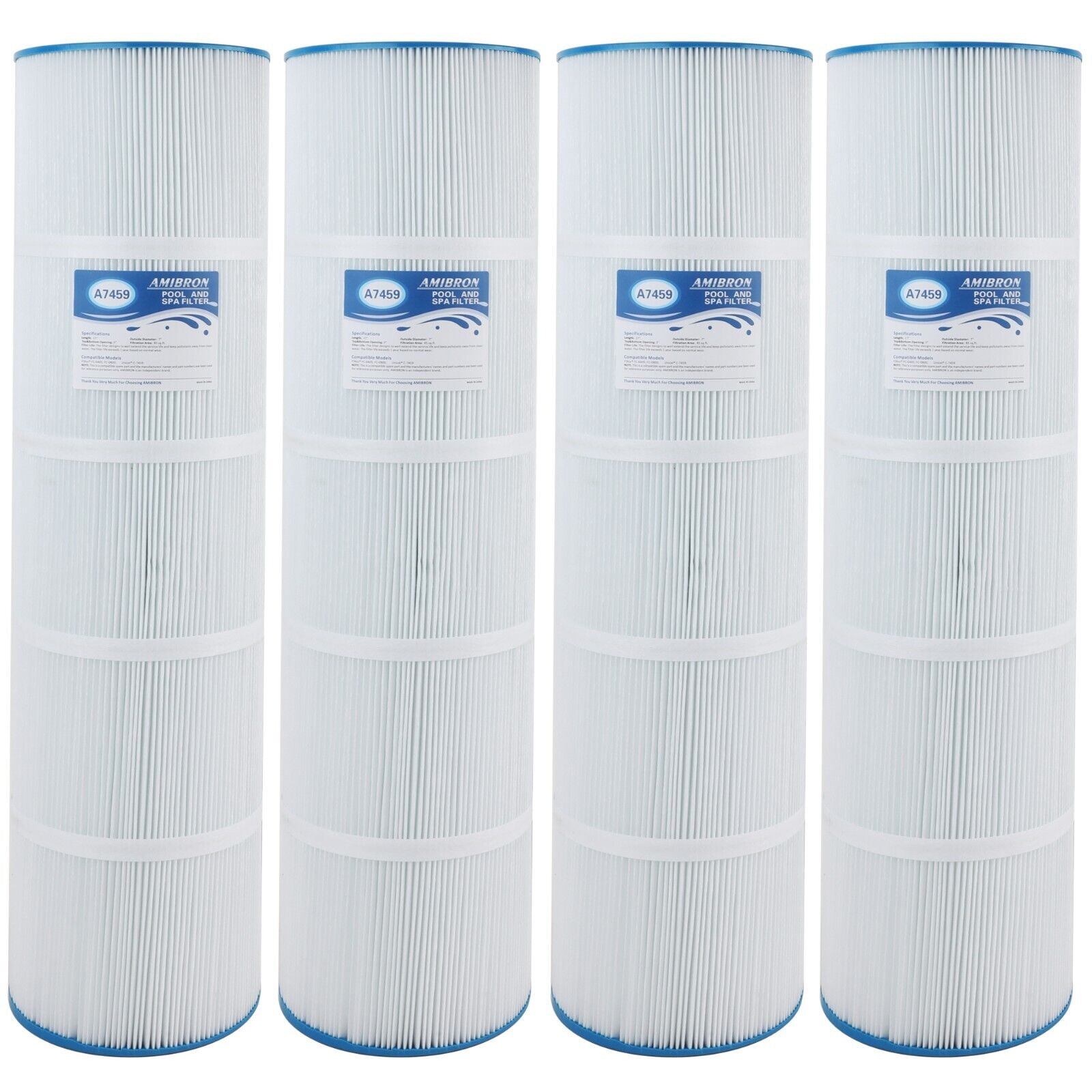 4pack Pool Filter C-7459 Replaces Jandy CL340 ,FC-6405 FC-0800, PJAN85 ...