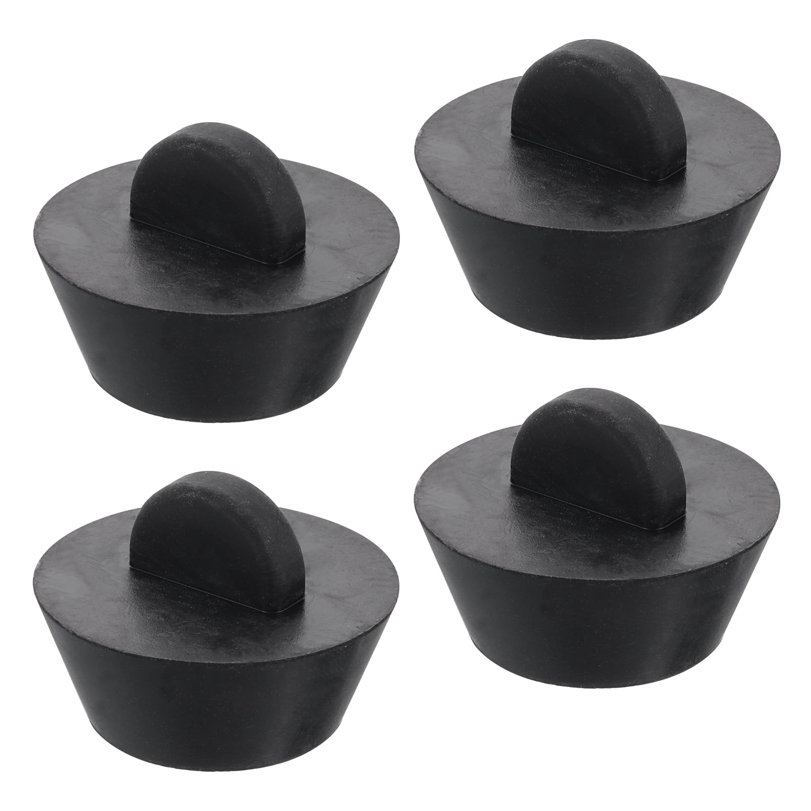 4-Pack Durable Rubber Tub Stopper, Bathtub Drain Plug, 1 to 1-3/8 Inch ...