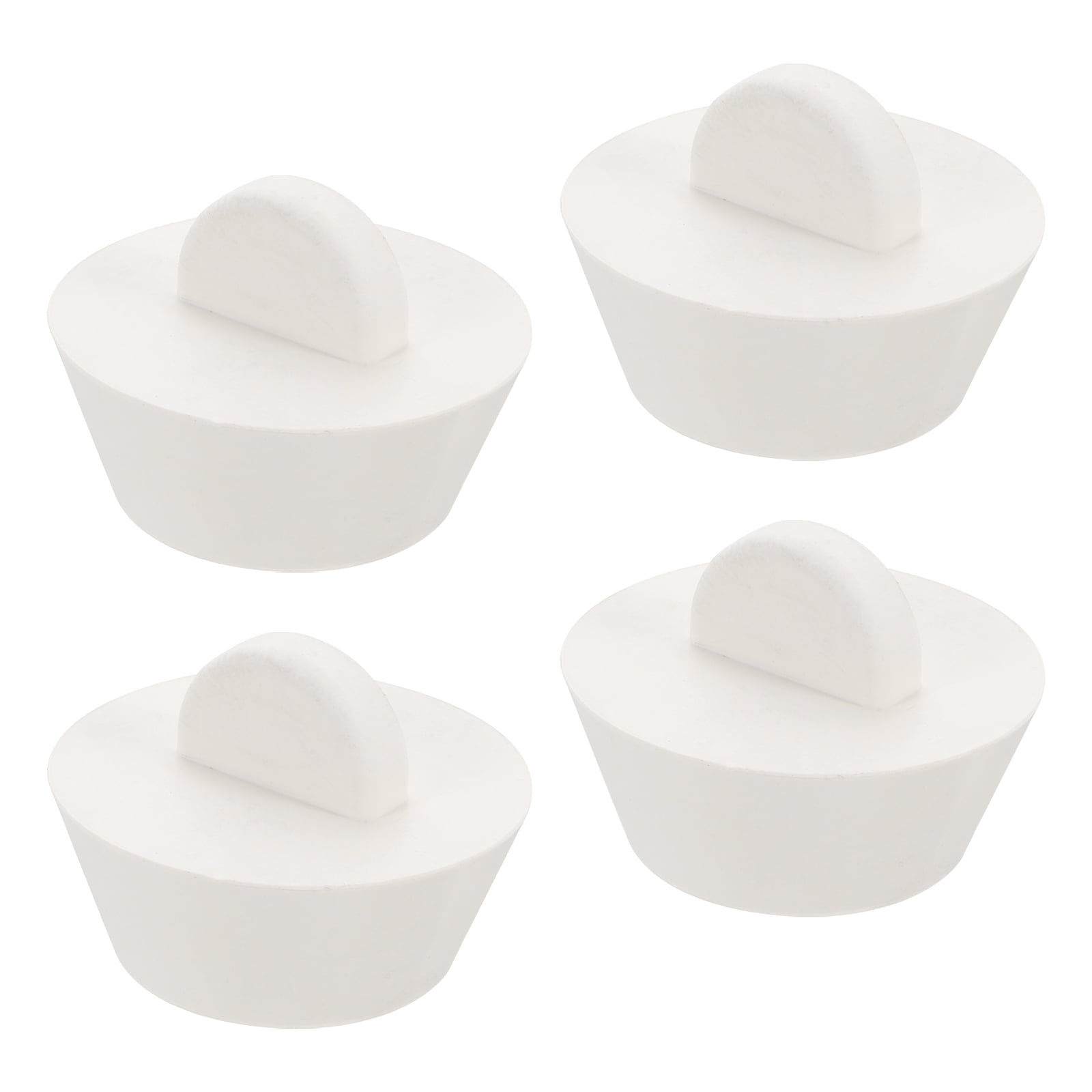 4pack Rubber Drain Stopper Bathtub Drain Plug Fits 1 Inch to 1-3/8 Inch ...
