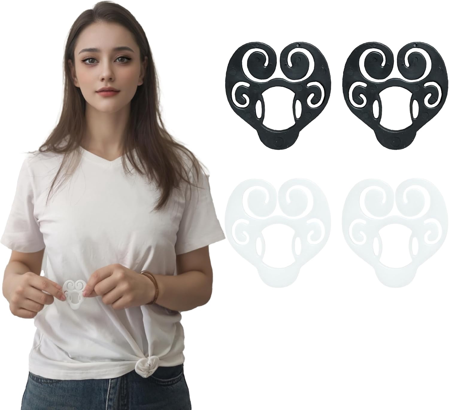 4pack Shirt Cinch Clip，Shirt Clips for Women Clothing，T Shirt Clip You ...