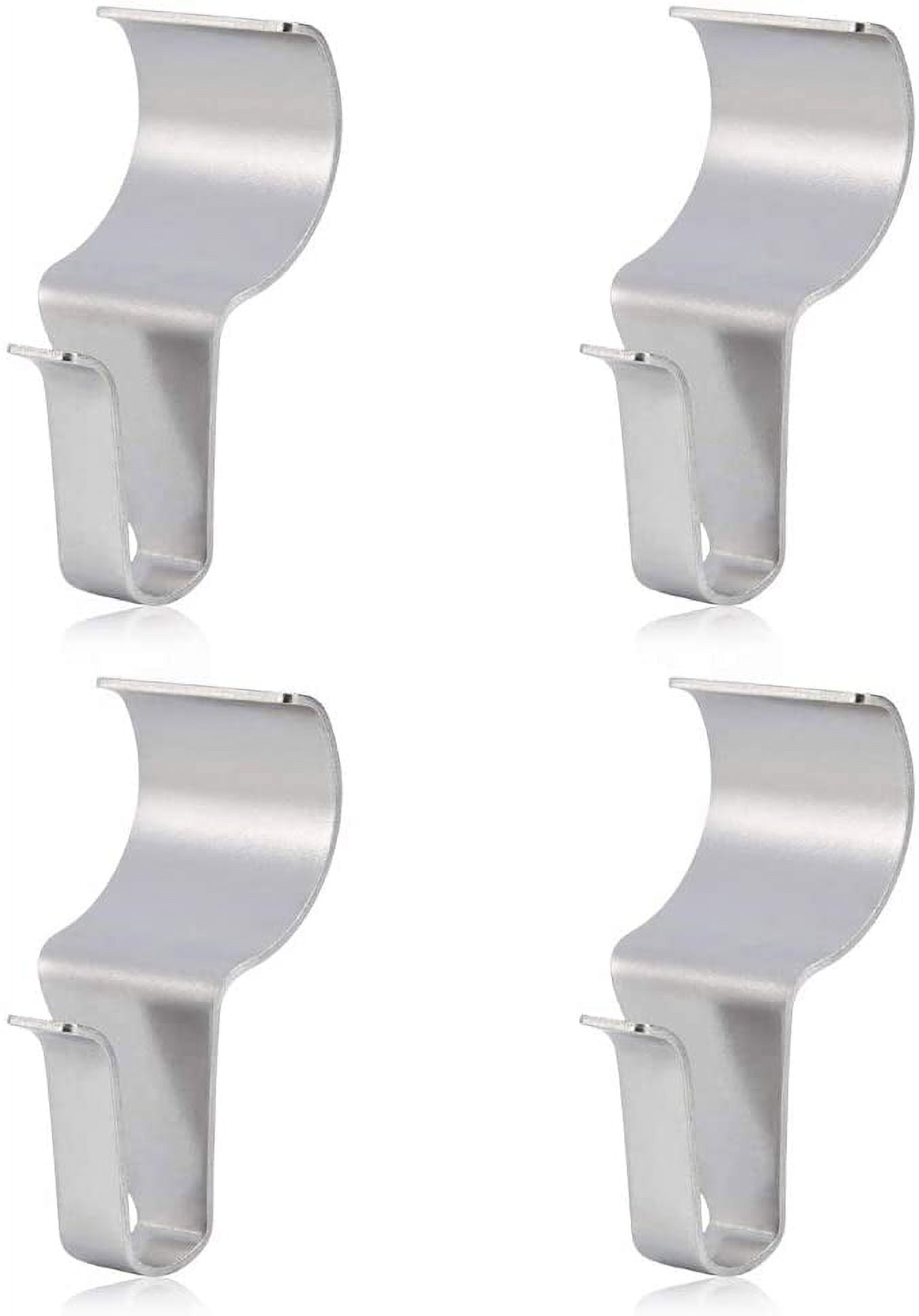 JZEEIWY 4pack Silver Hooks, Stainless Steel Vinyl Siding Hangers, Low ...