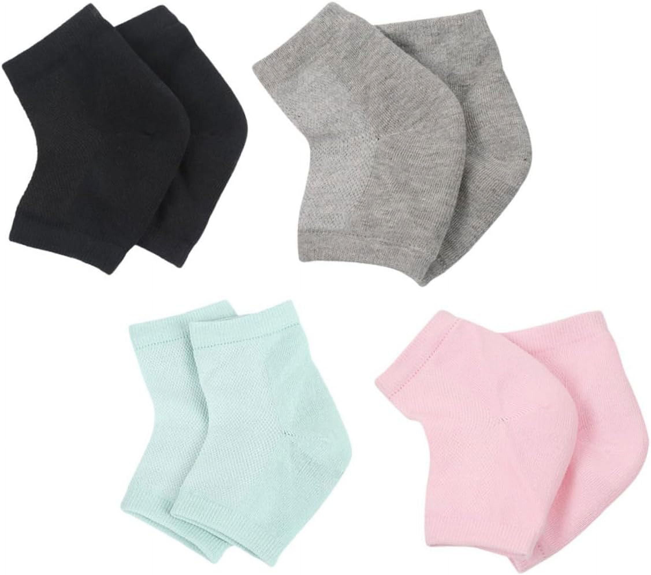 4pairs Gel Heel Socks Foot Protectors for feet high Heel Socks Foot ...