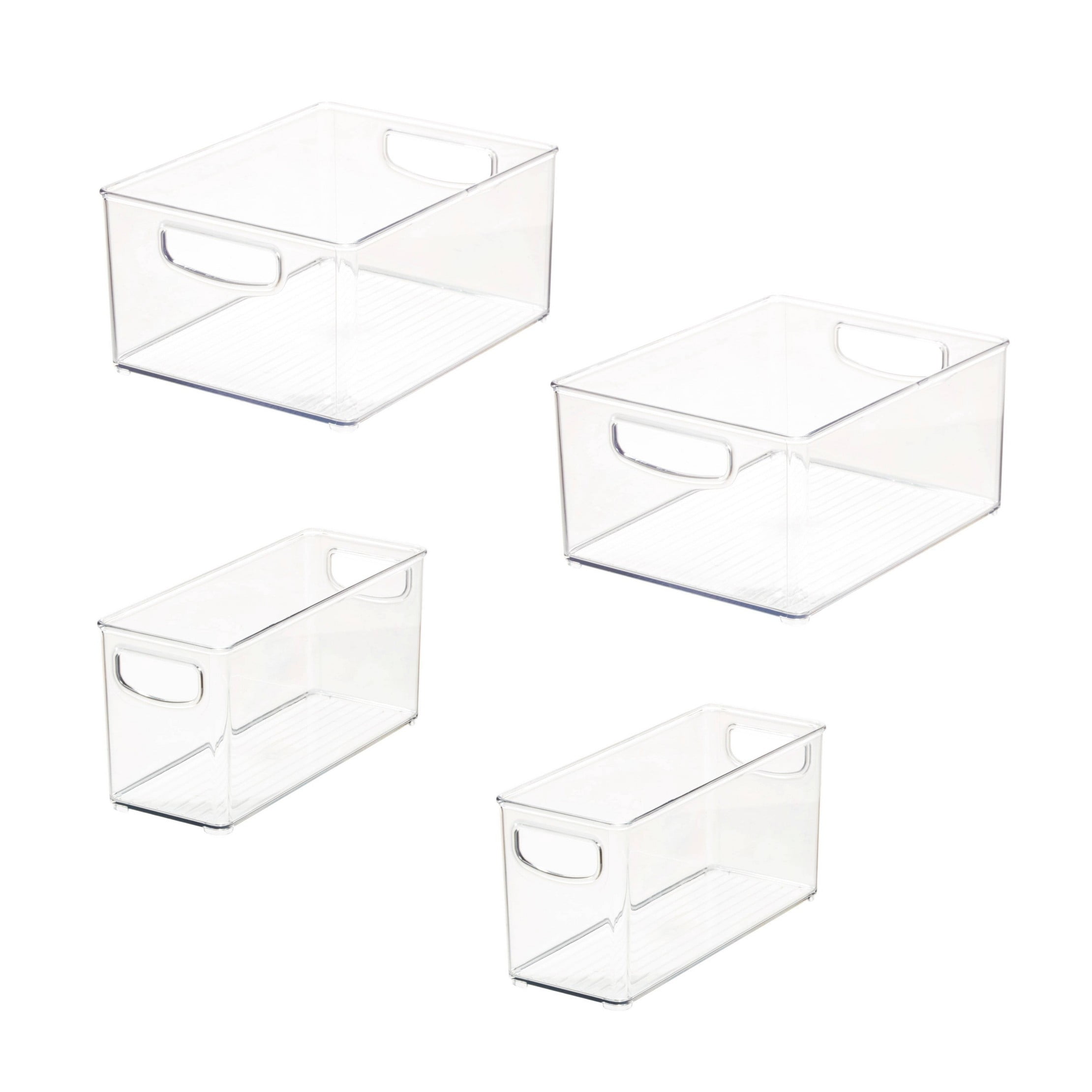 4pc 10"x8"x5" Recycled Plastic Organizer Bin Set - Walmart.com