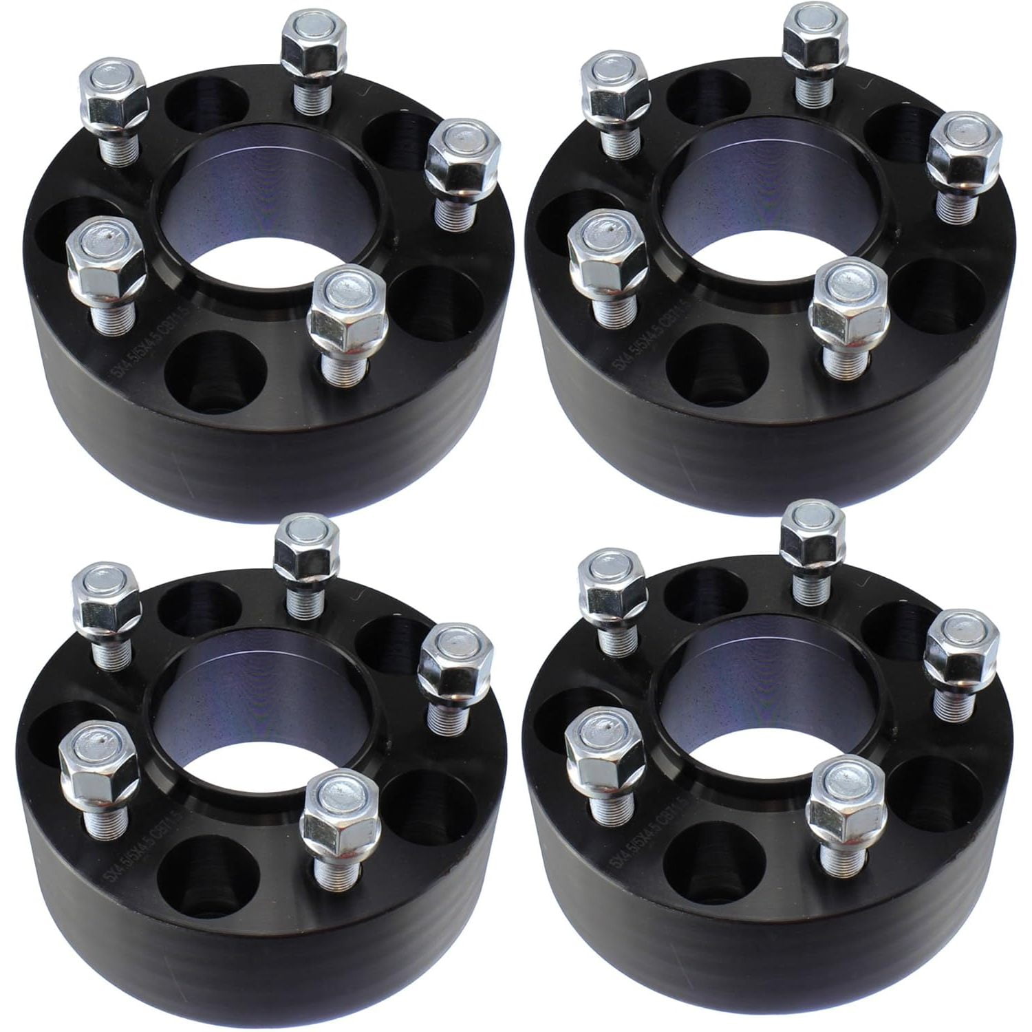 4pc 2" (50mm) Wheel Adapters 5x4.5 to 5x5 Adapters Fits JK Wheels onto ...