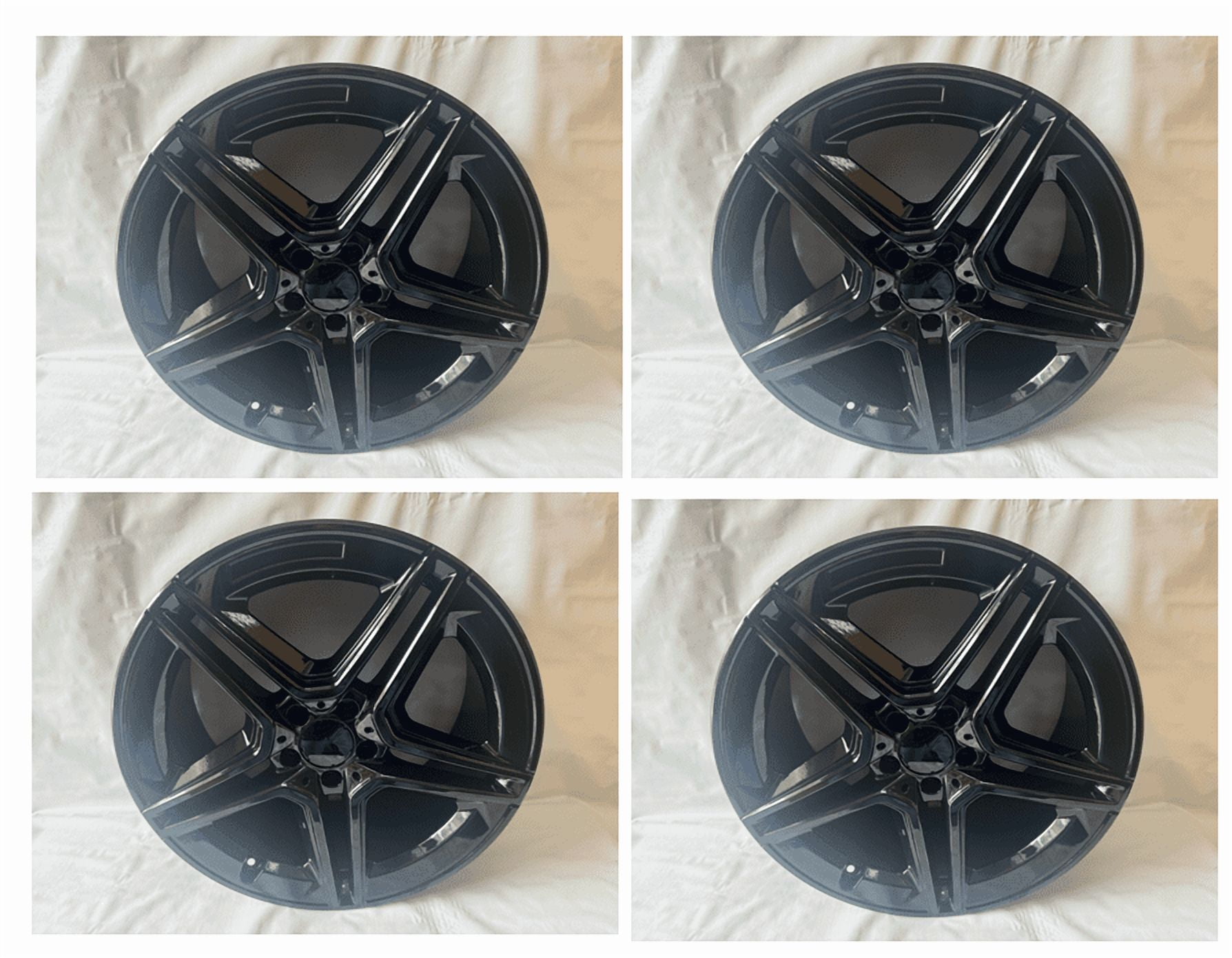 4pc 20" Multispoke AMG Style Rims Wheels Fits Mercedes Benz S450 S500 ...